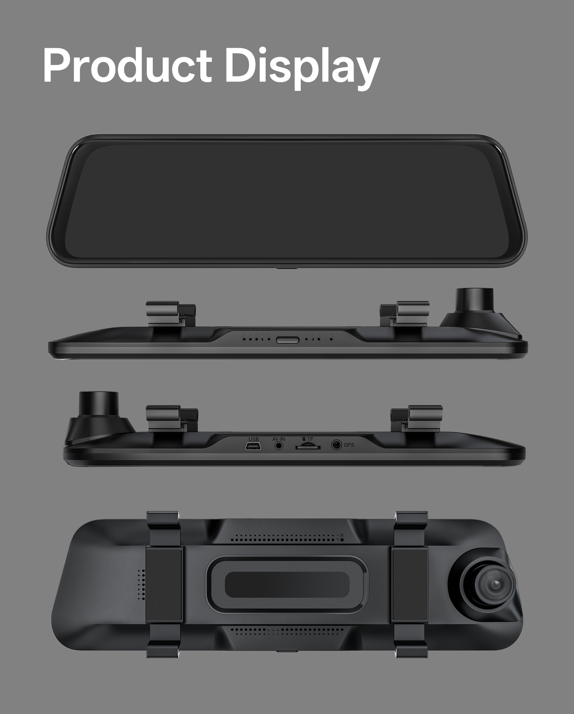 Carlove Dashboard Camera N3, Dual 1080P Recording, Super Night Vision ...