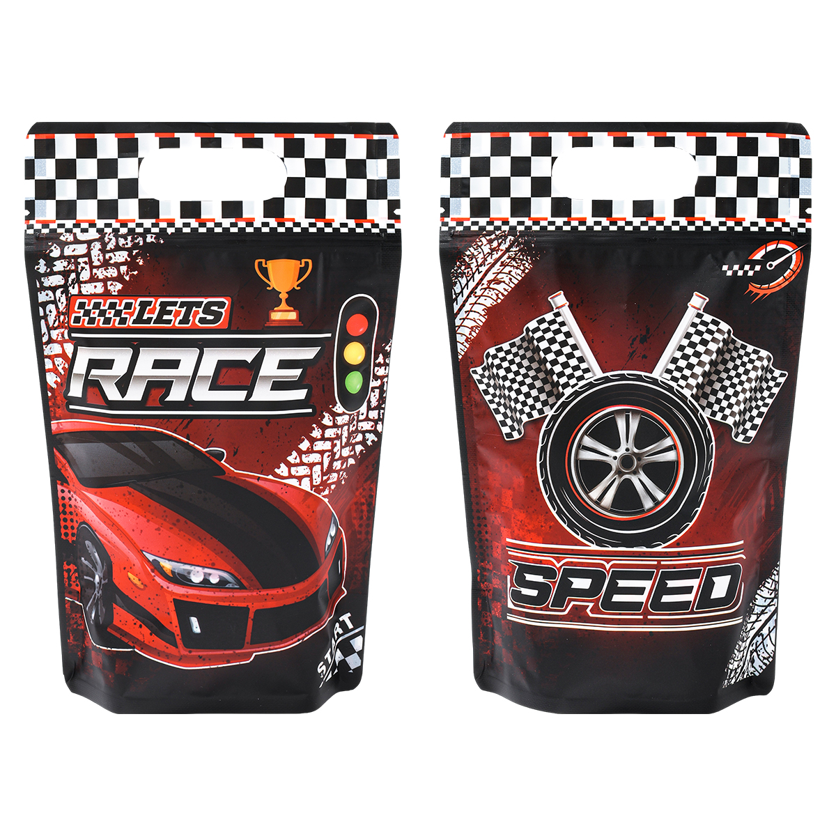 25Pcs/Pack Resealable Ziplock Bags Racing Car Animal Mermaid Unicorn ...