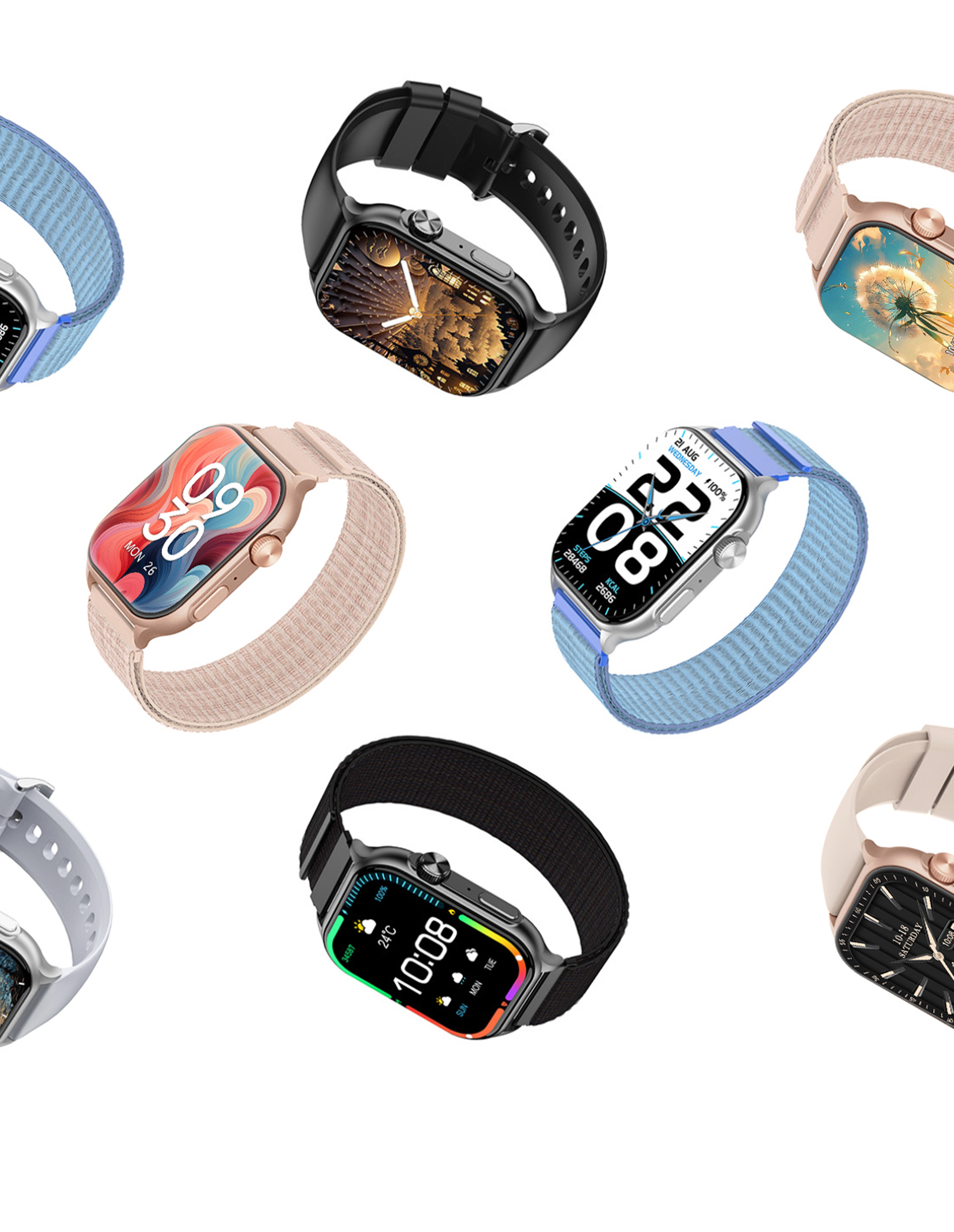 Lenovo Smart Watch 1.96'' AMOLED HD Display 9.9 mm Zinc Alloy Body 5ATM ...