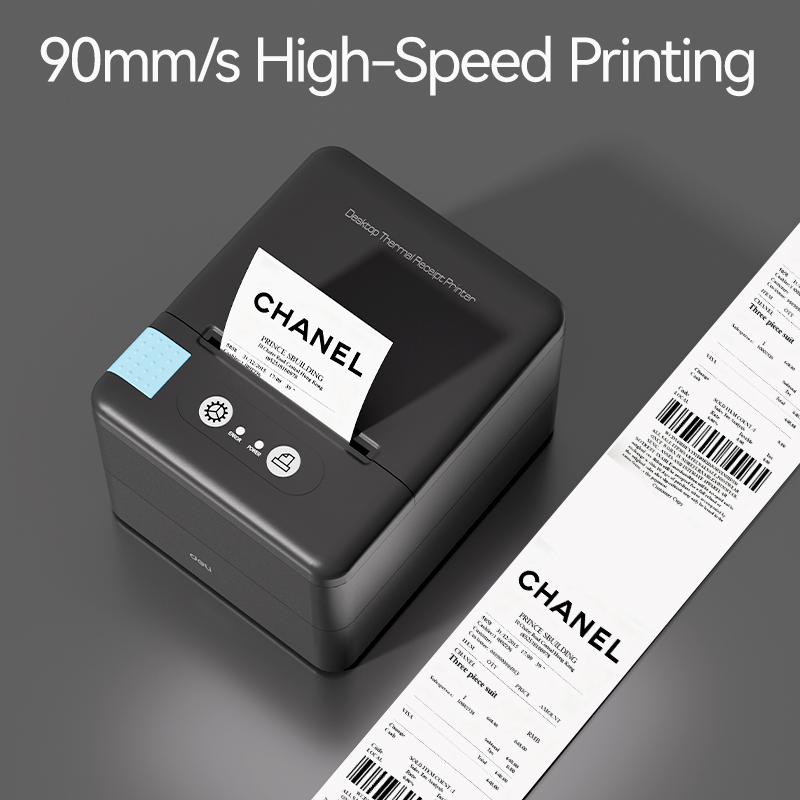 Deli Thermal Receipt Printer Bluetooth Thermal 58mm Desktop Receipt ...