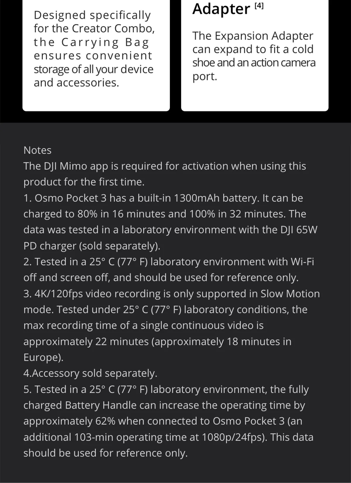 DJl Osmo Pocket 3 Activated Handheld 1-Inch CMOS & 4K/120fps | 2-Inch ...