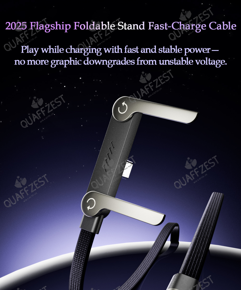 240/65w Fast Charging Foldable Bracket Data Cable 2-in-1 Data Wire ...