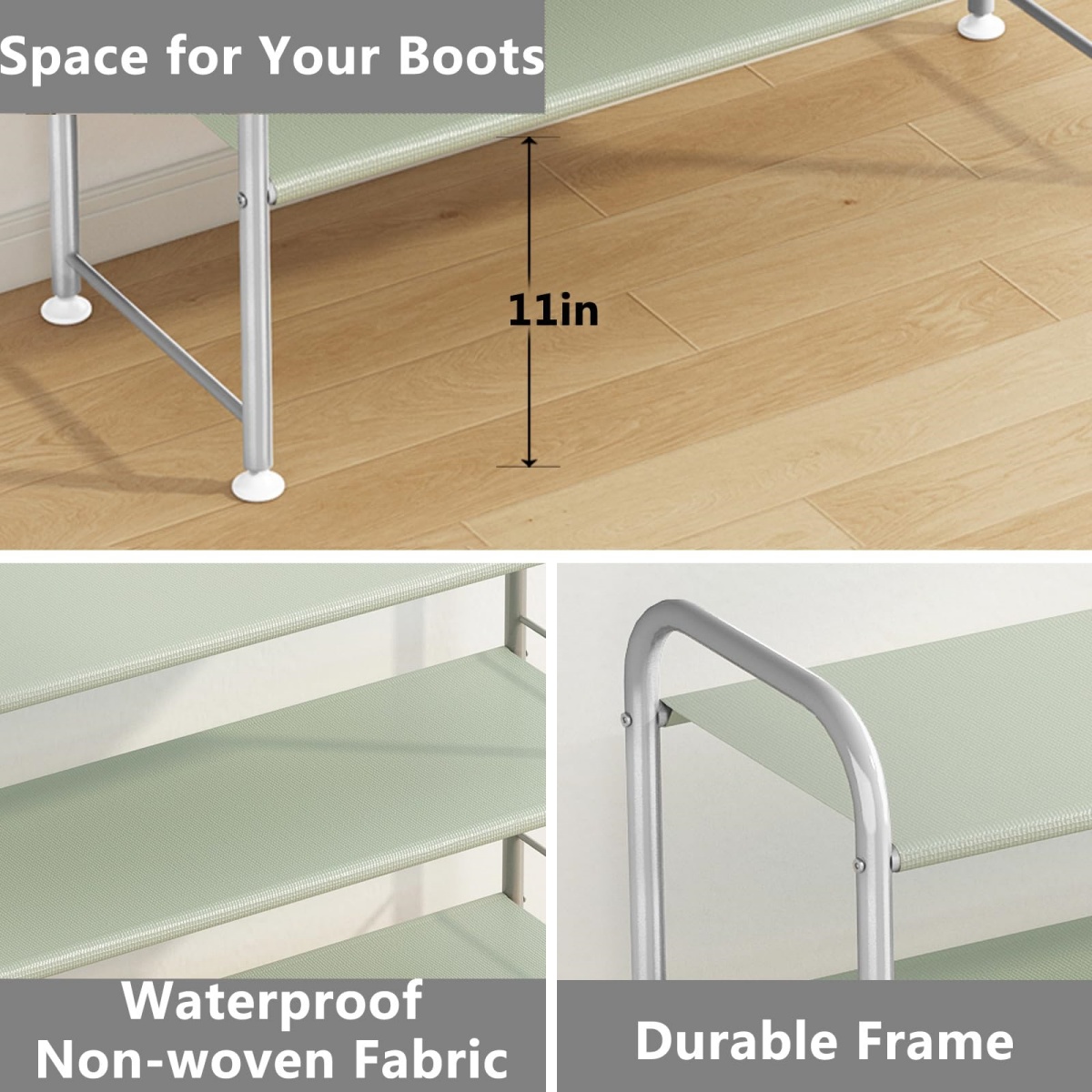 2-5 Layer Shoe Rack Stainless Shoe Organizer Multifunctional Shelves ...