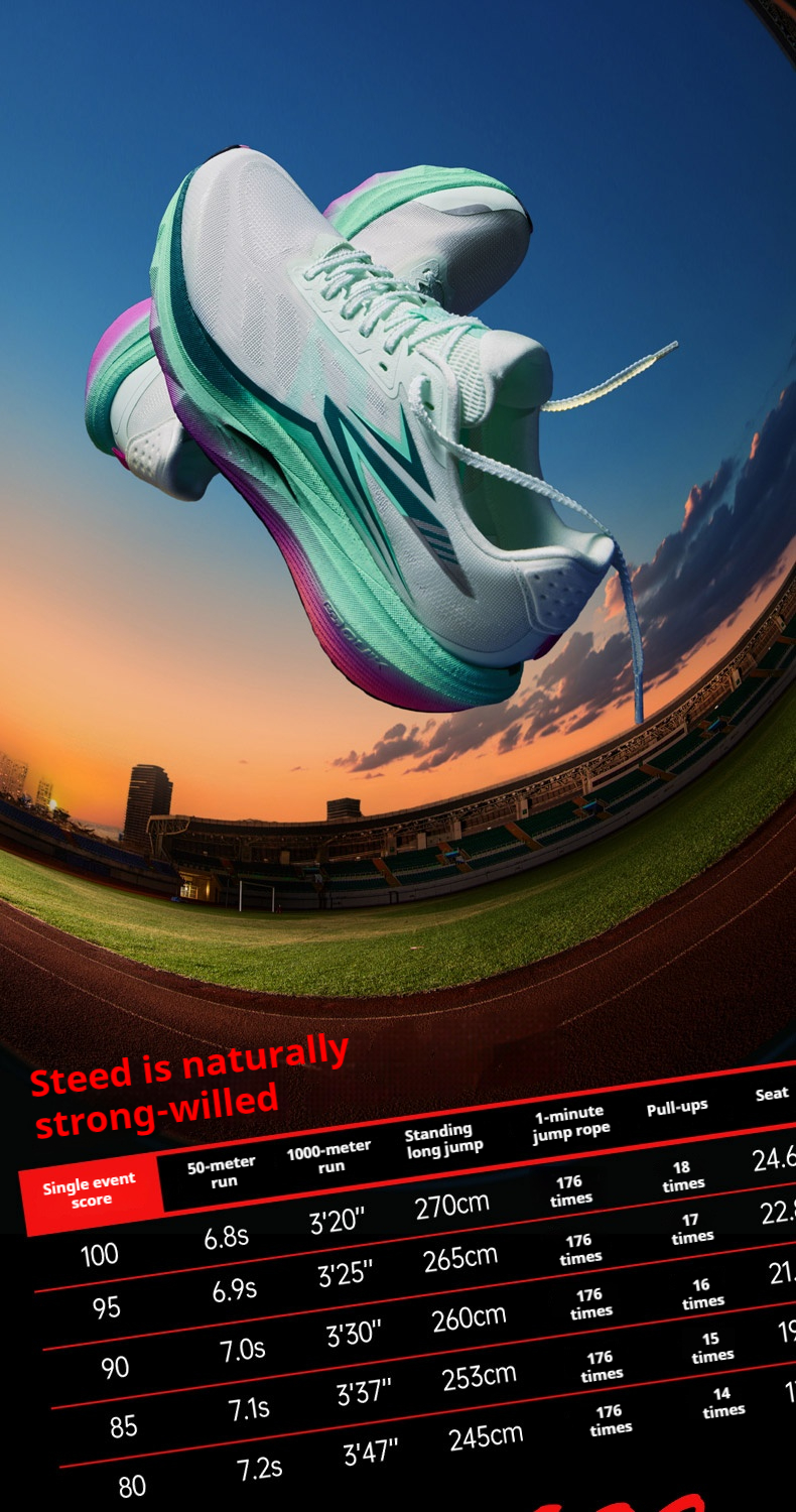 361 Degrees Steed Ultra-durable Marathon Training Running Shoes ...