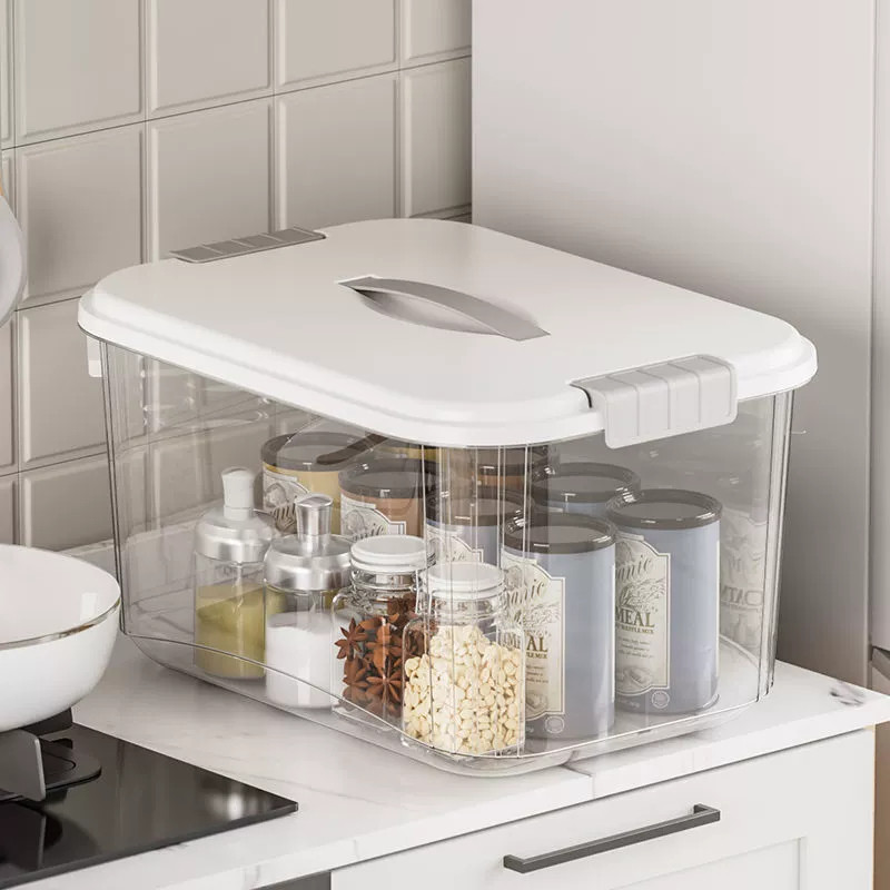 Transparent Storage Box Clothes Toys Sundries Organizer Home Stackable ...