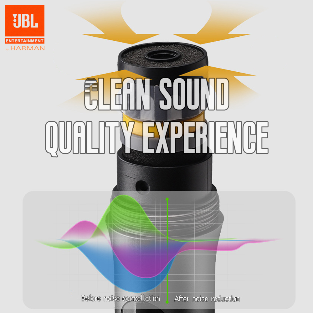 JBL UHF Wireless Microphone Rechargeable Wireless Mic for 6.5mm ...