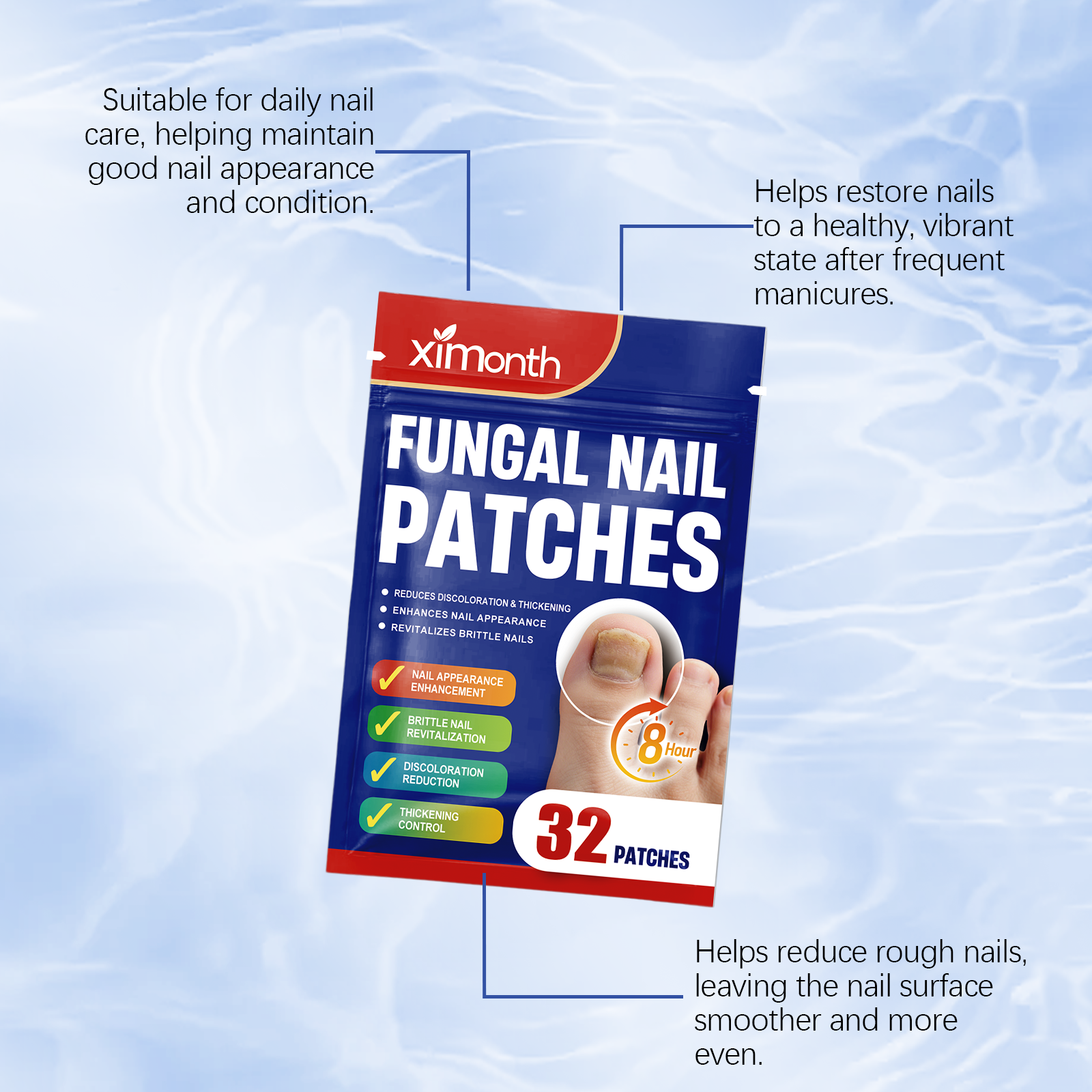 Ximonth Comfortable Nail Care Patch Gentle Nourishing Manicure ...