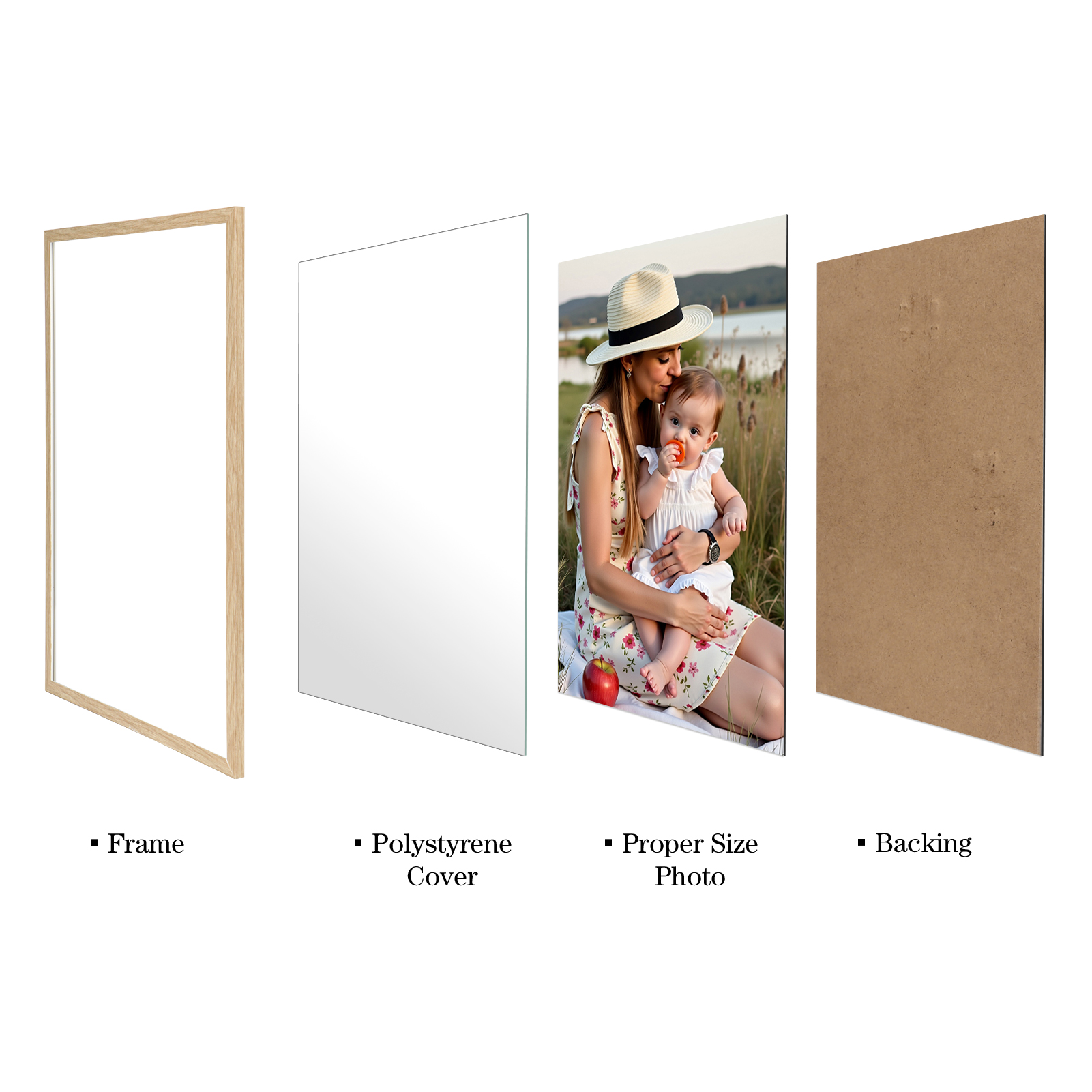 Picture Frame Home Decor Photo Frame Wall Decor Picture Holder With ...