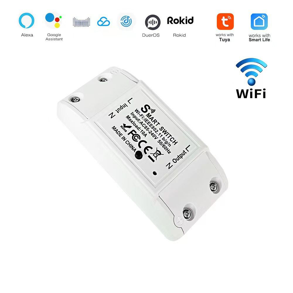 Wireless Smart WiFi Switch, Ewelink App Control, Remote Timing, No ...