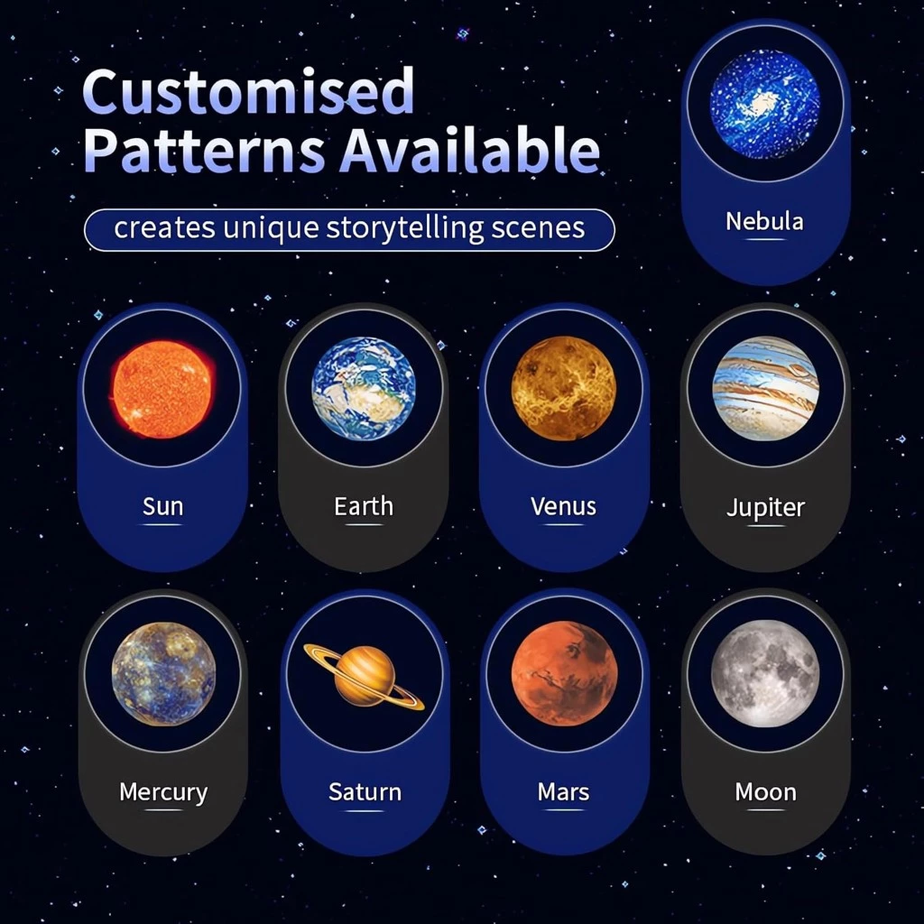 Moon Lamp Night Light 16 in 1 Moon Projector Night Light with 360 ...