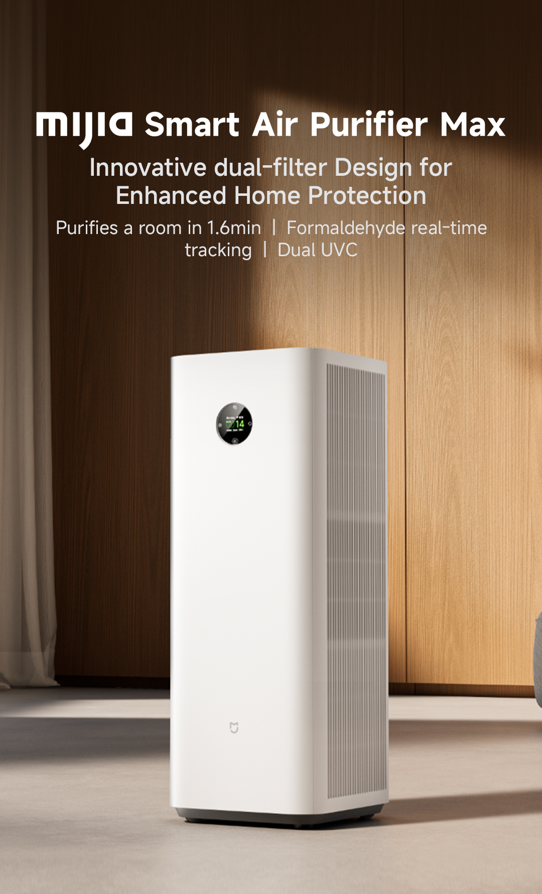 NEW - Xiaomi Mijia Smart Air Purifier Max | Dual-impeller and aual ...