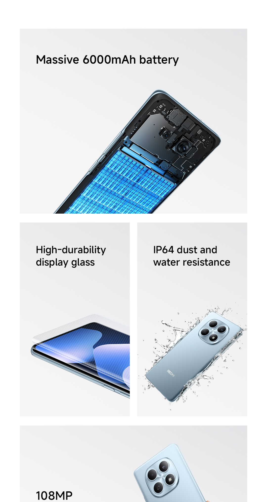 New REDMI Note 15 Smartphone | 6GB+128GB/8GB+256GB, Massive 6000mAh ...