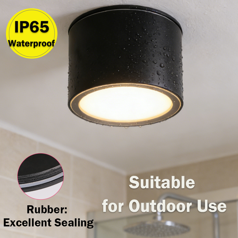 LED Downlight Outdoor Waterproof IP65 3 Colors GX53 Spotlight Aluminum ...