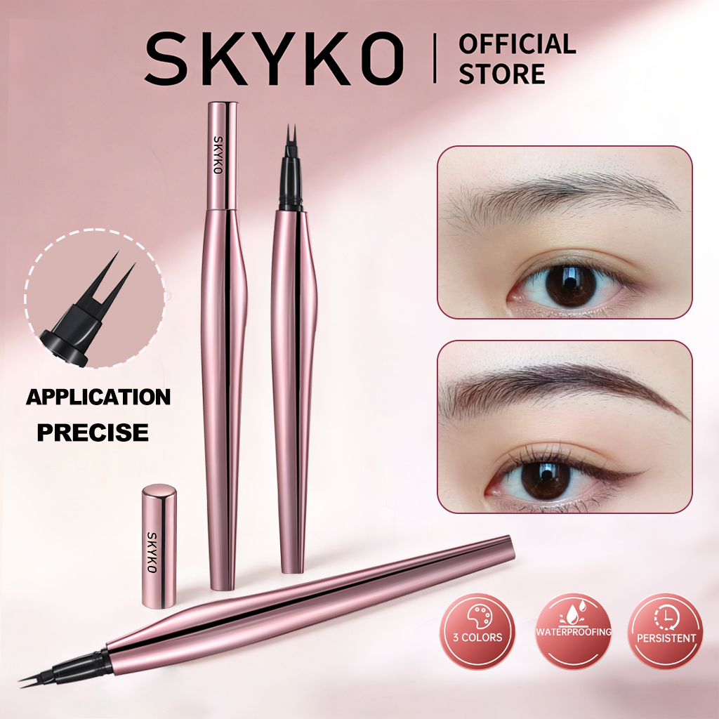 SKYKO 3in1 Waterproof Liquid Eyebrow Pencil 12 hours Long Lasting ...