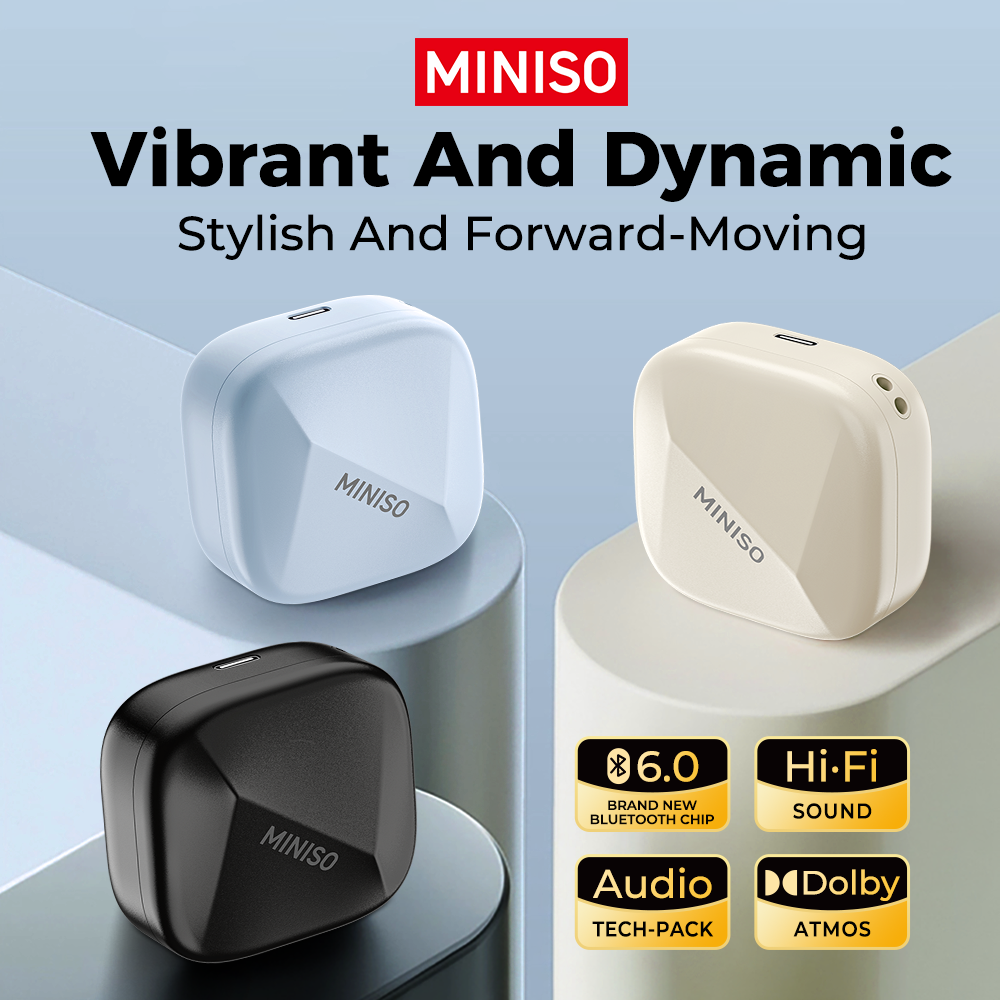 [2026 New] MINISO MS119 HIFI Wireless Bluetooth Earphones with Dual ...