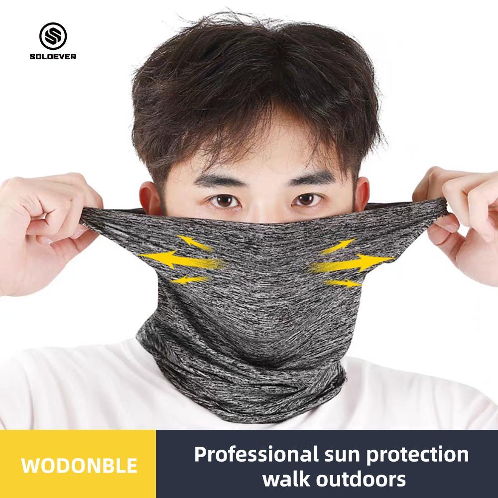 SOLOEVER Half-Face Balaclava Mask, UPF50+ UV Protection, Ice Silk Quick ...