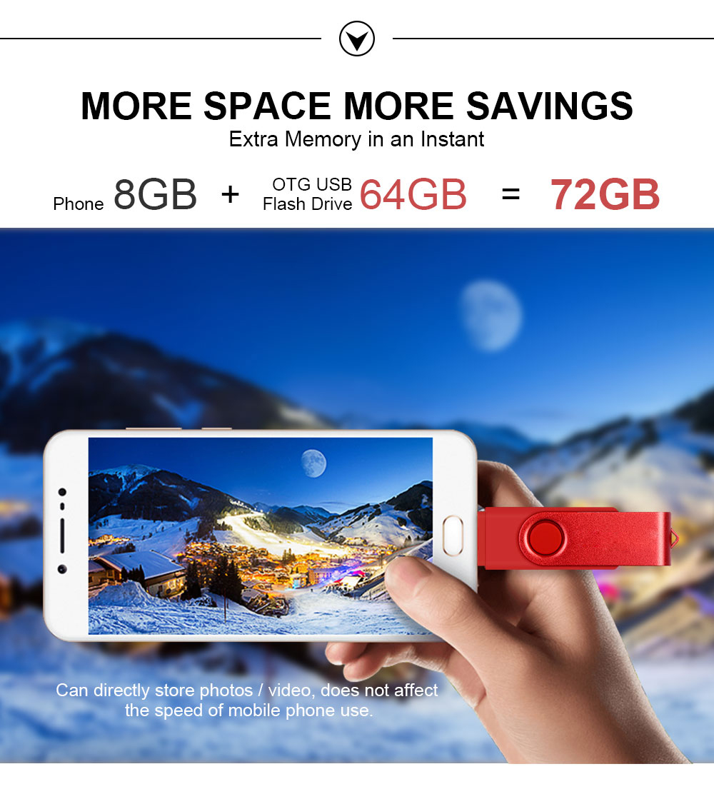 [ShanDian Same Style] OTG Two-in-One Flash Driver, Customized Logo ...