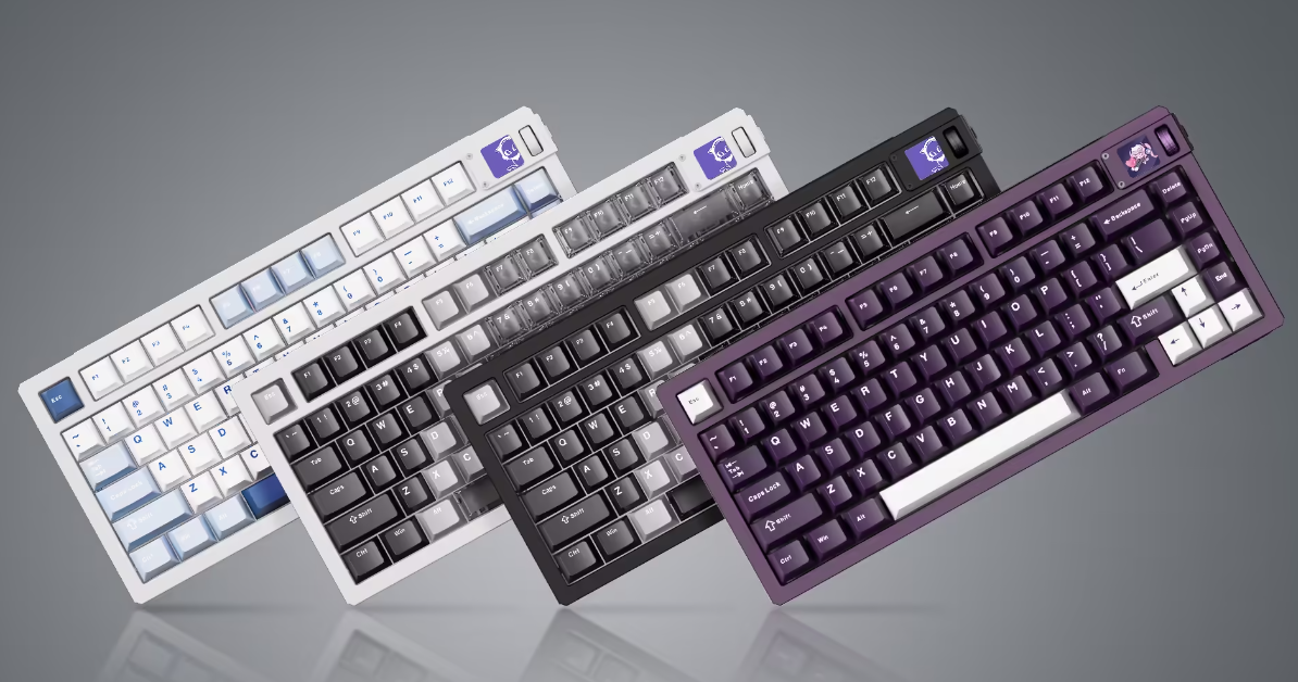 Akko MOD007 V5 HE Magnetic Keyboard with Display Screen 75% RT 0.005mm ...
