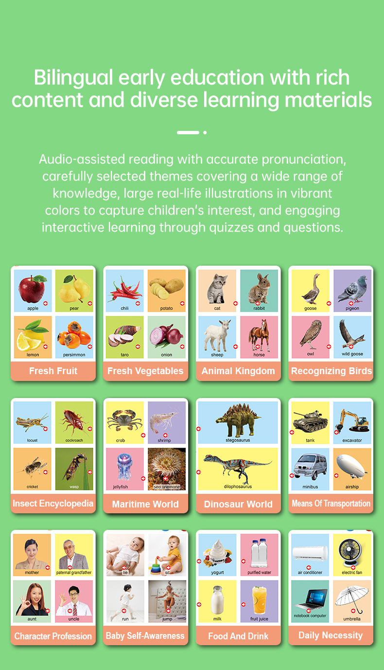 NIKO Early Education Talking Book Smart Book B-BOOK Pronunciation ...