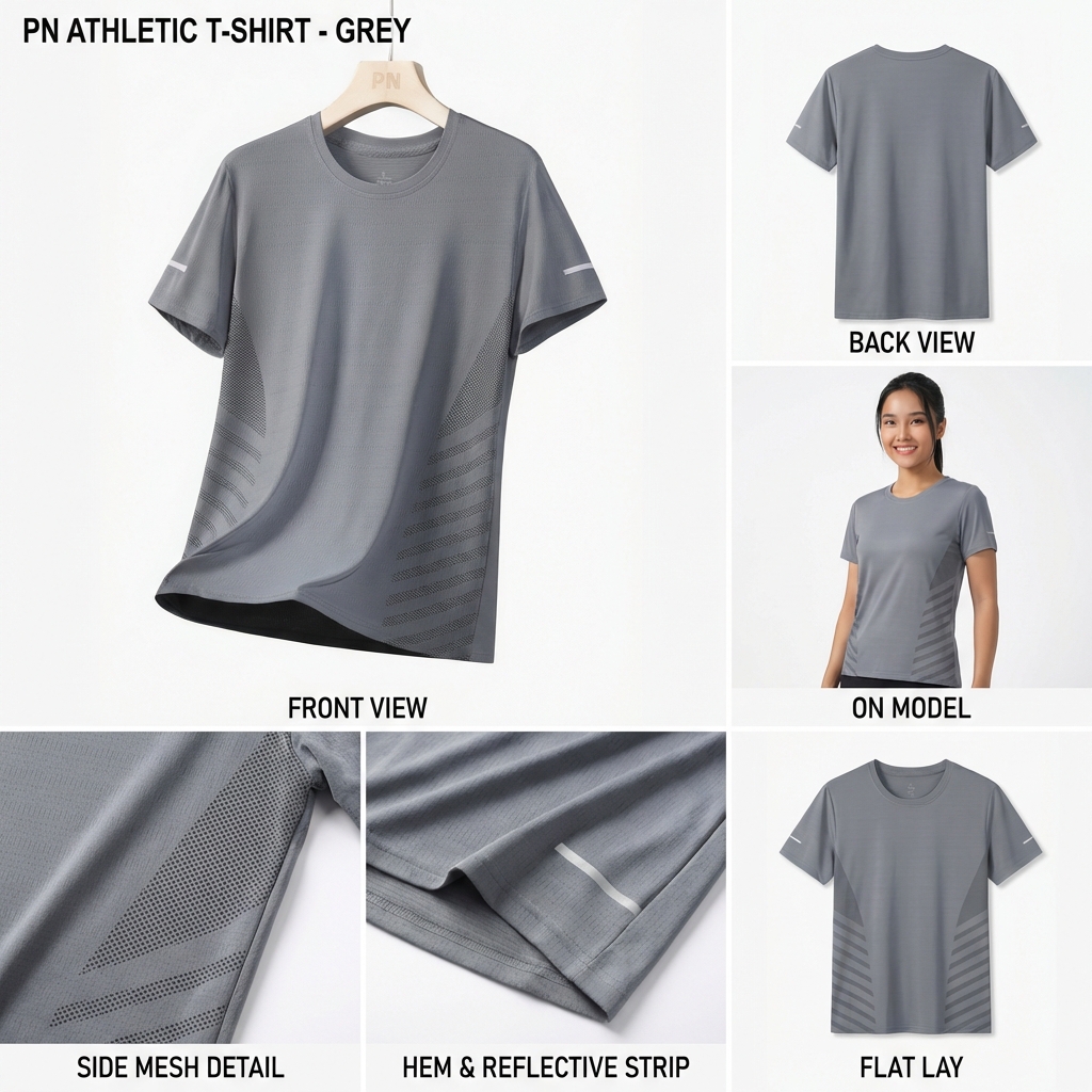 [4 Colors] M-5XL Ice Silk Men's Dri-fit Shirt Fashion Quick-Dry Solid ...