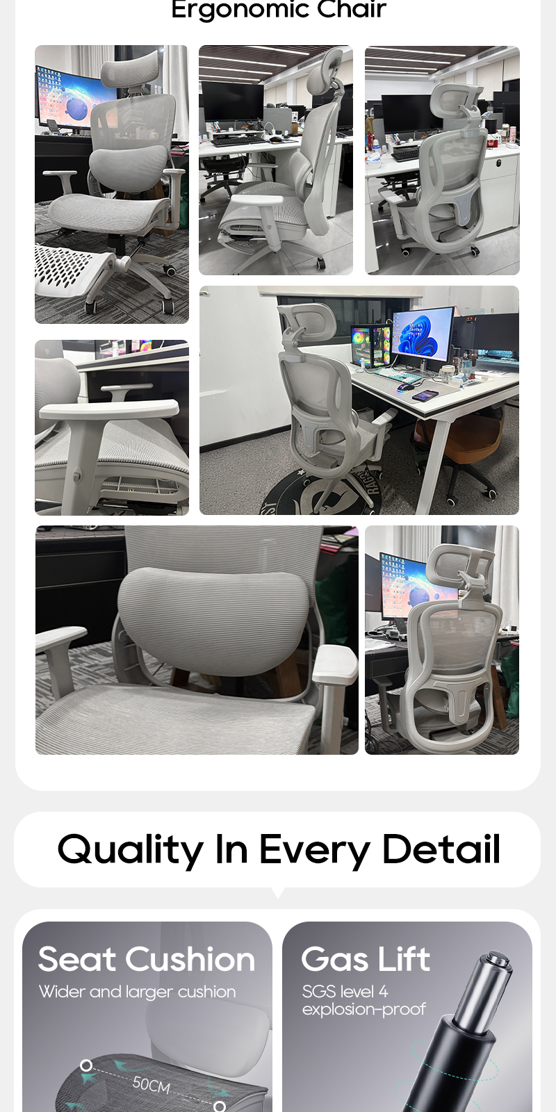 Xpanse X009 / 8D Arm Ergonomic Chair Office Computer Chair Gaming Chair ...