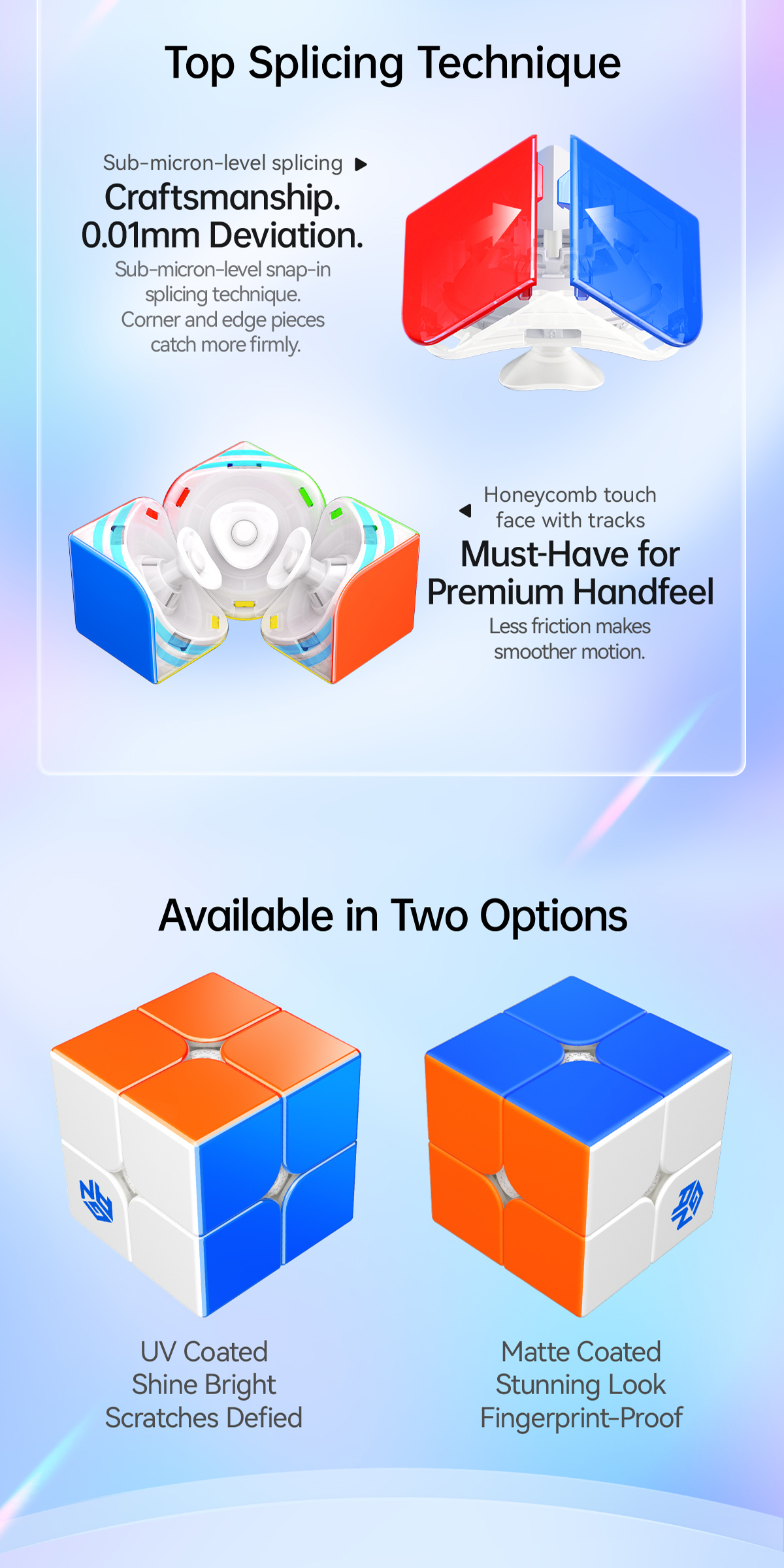 GAN 251 ui Smart Cube 2x2 Magnetic Speed Cube Intelligent Tracking ...