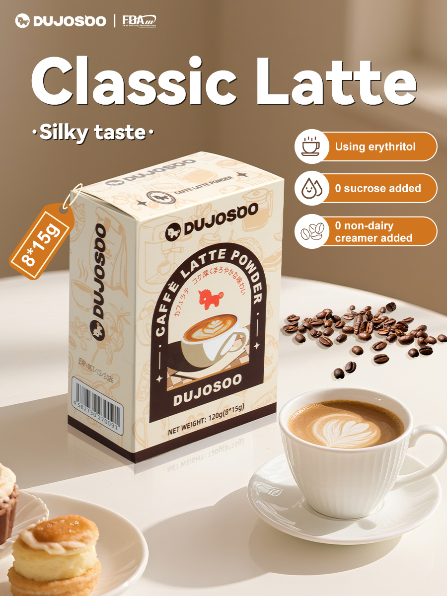 DUJOSOO Creamy Latte 3-in-1 Coffee 15g - Pack of 8 | Shopee Philippines