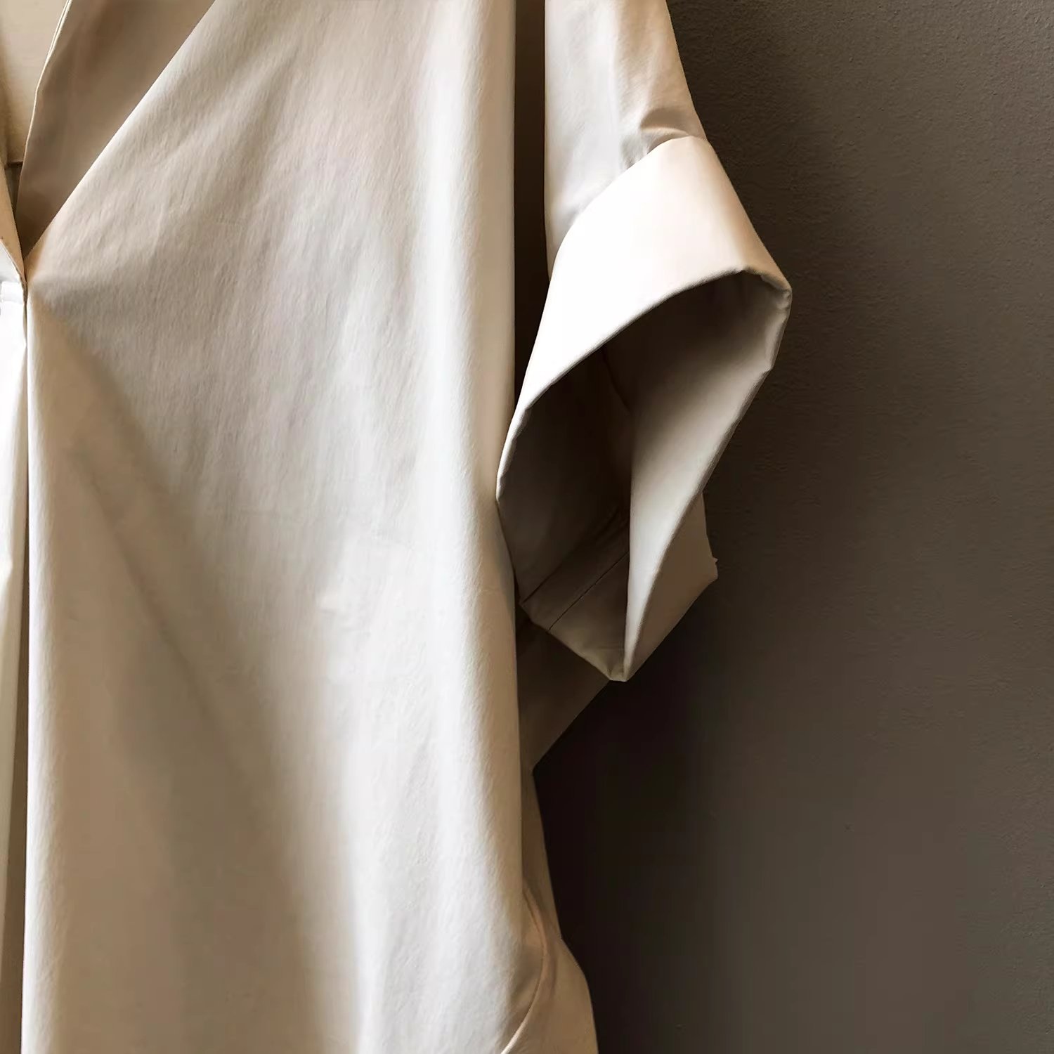 Korean Style Summer Loose White Shirt Women Casual Bat Sleeve Solid ...
