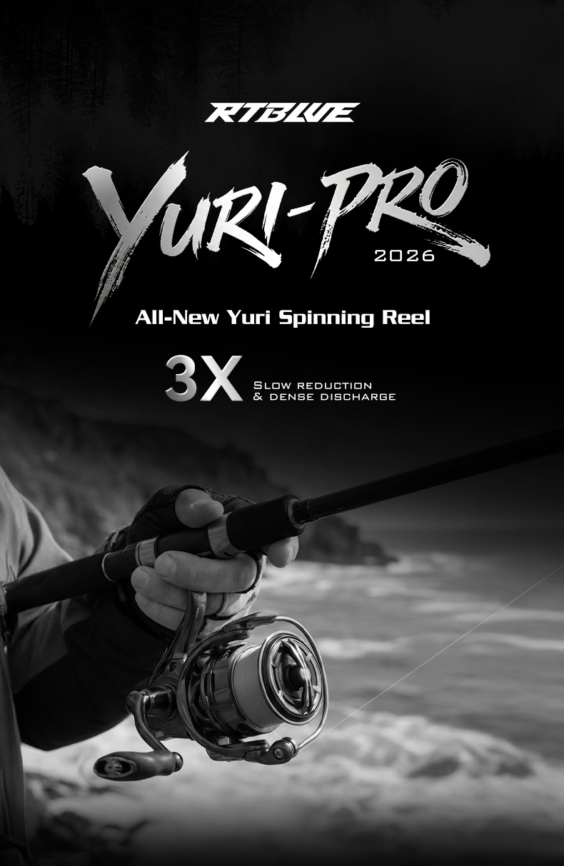 BEARKING RTBLUE YURI-PRO Worm Shaft Spinning Reel Long Cast Slow ...