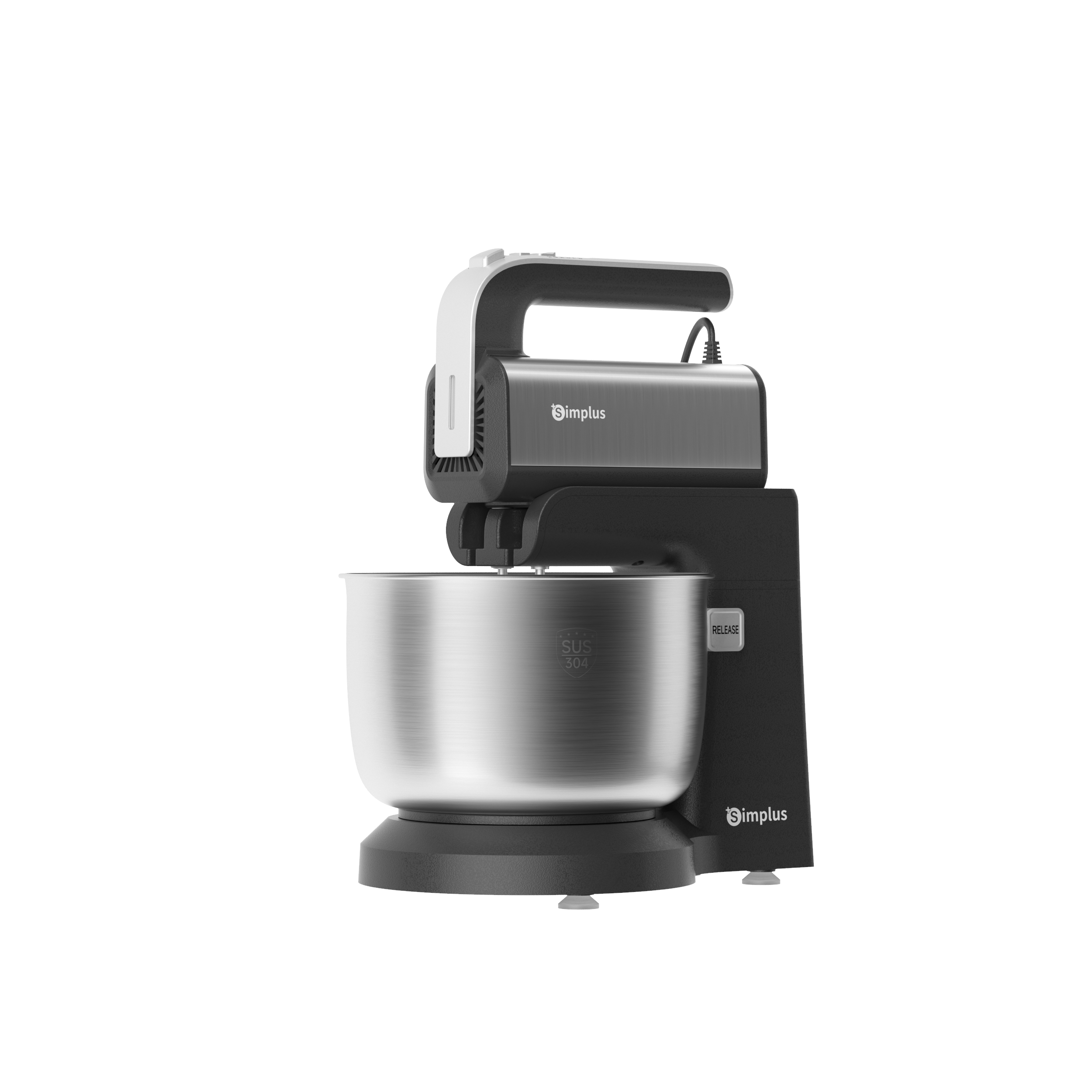 Simplus 2in1 Stand Mixer Stand & Handheld Electric Multi-Function Mixer ...