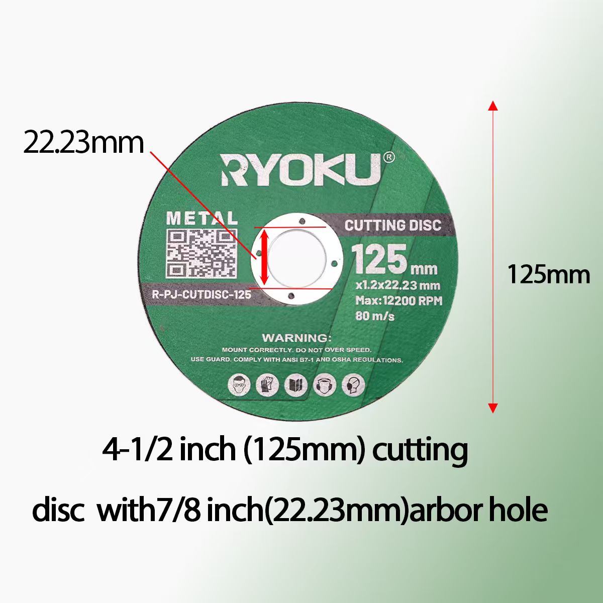 RYOKU Cordless 500N.M Brushless Wrench & Angle Grinder Power Tools Set ...