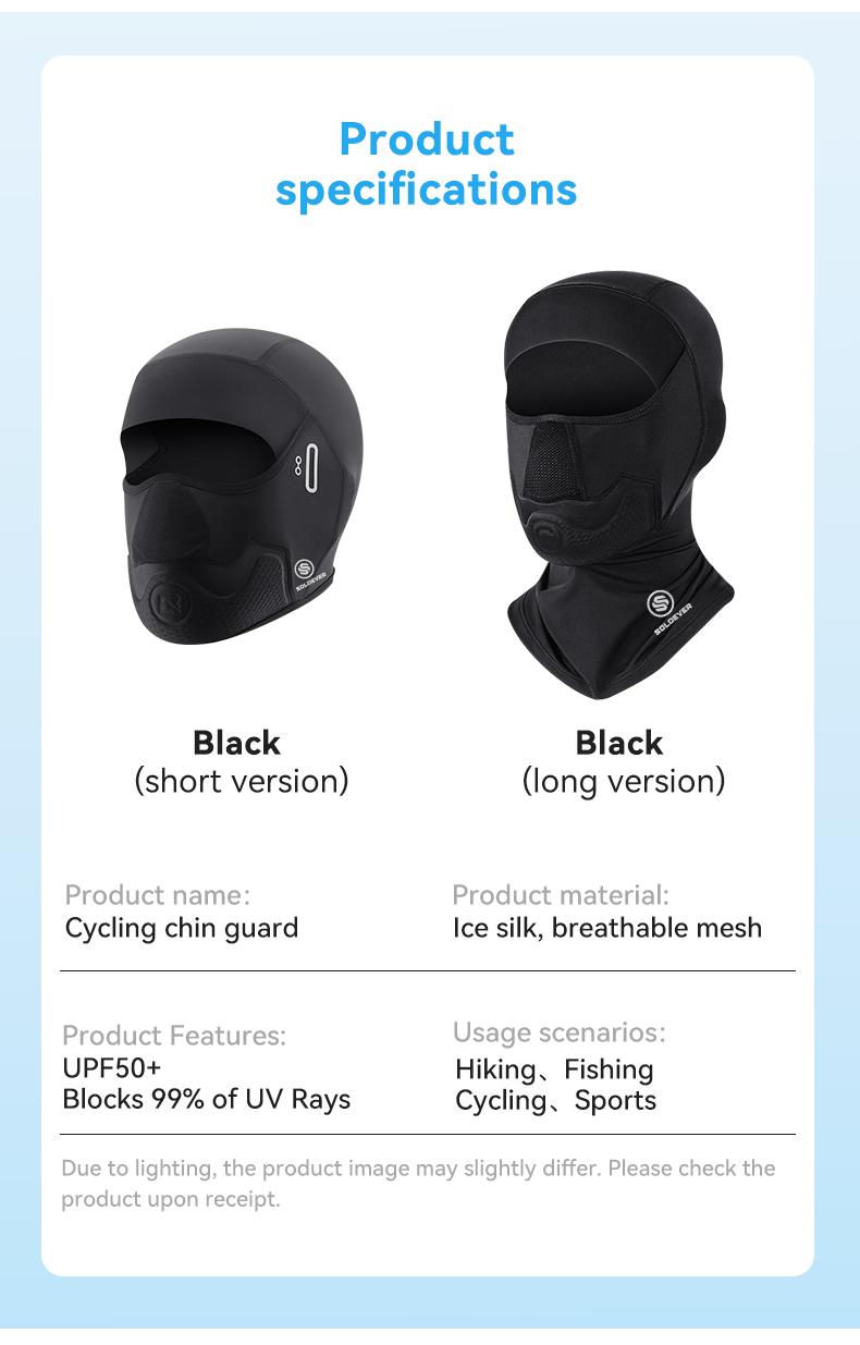 SOLOEVER Balaclava UPF50+ Breathable Water-Resistant Full Coverage Face ...