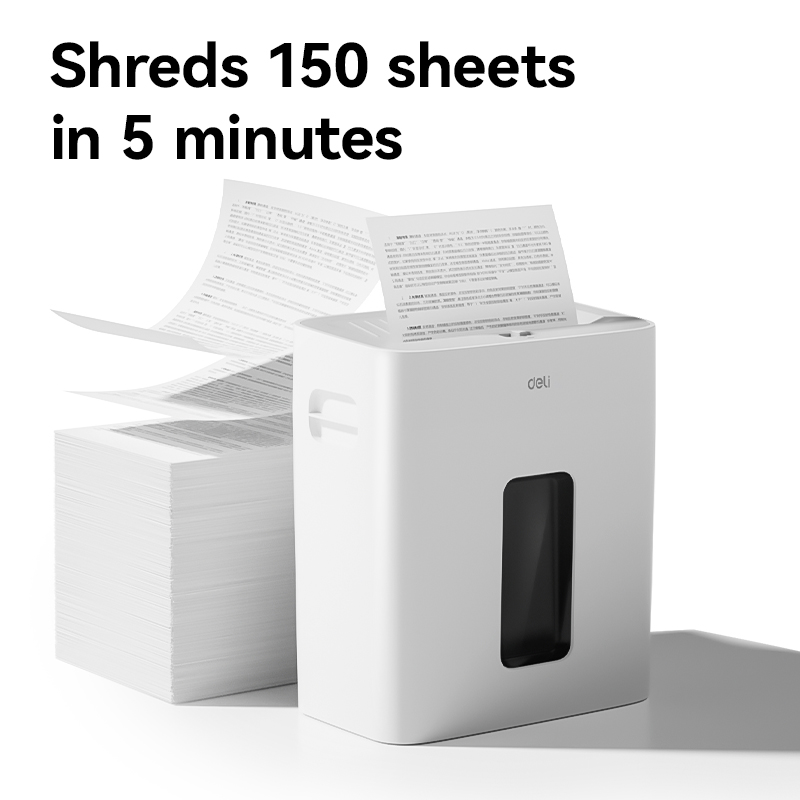 Deli 15L Paper Shredder A4 Paper Minimalist Shredder Visual ...