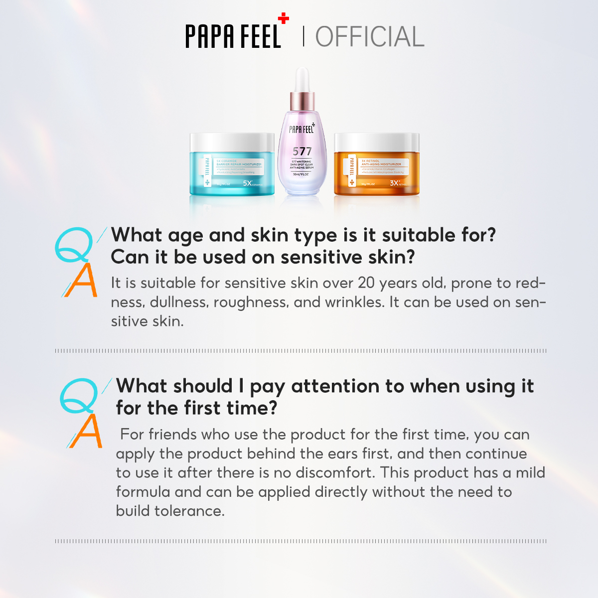PAPA FEEL【Morning C Night A Set】Barrier Repair Moisturizer 30g ...