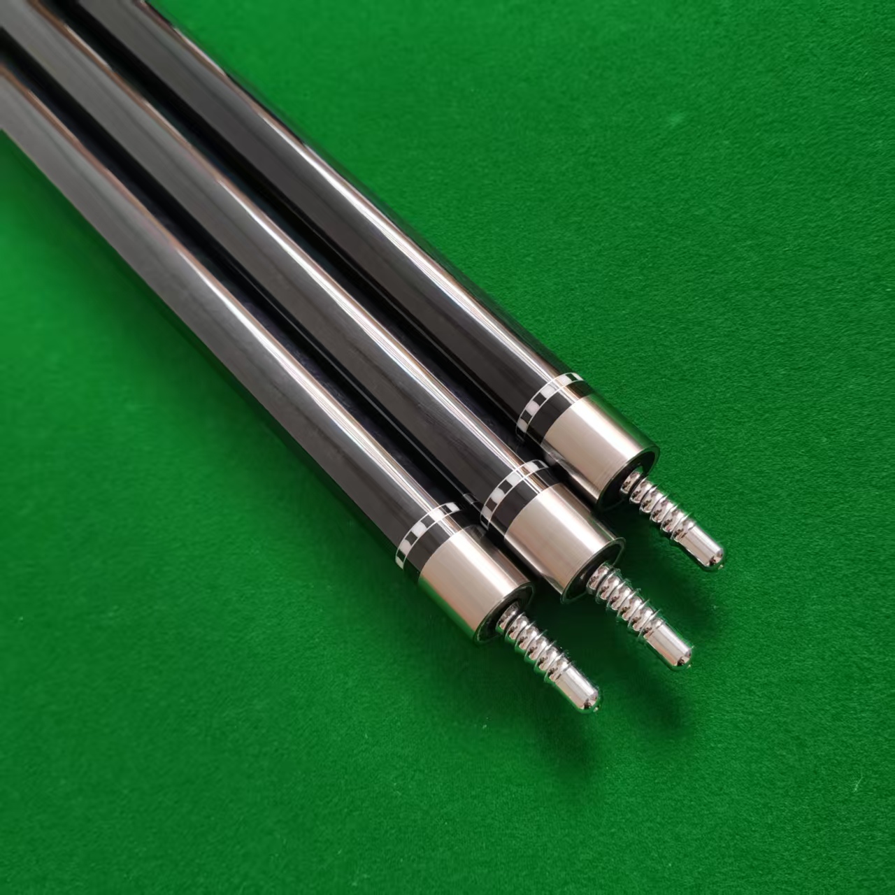 [TP371] Premium Plain Surface Billiard Cue Leather Grip Carbon Fiber ...