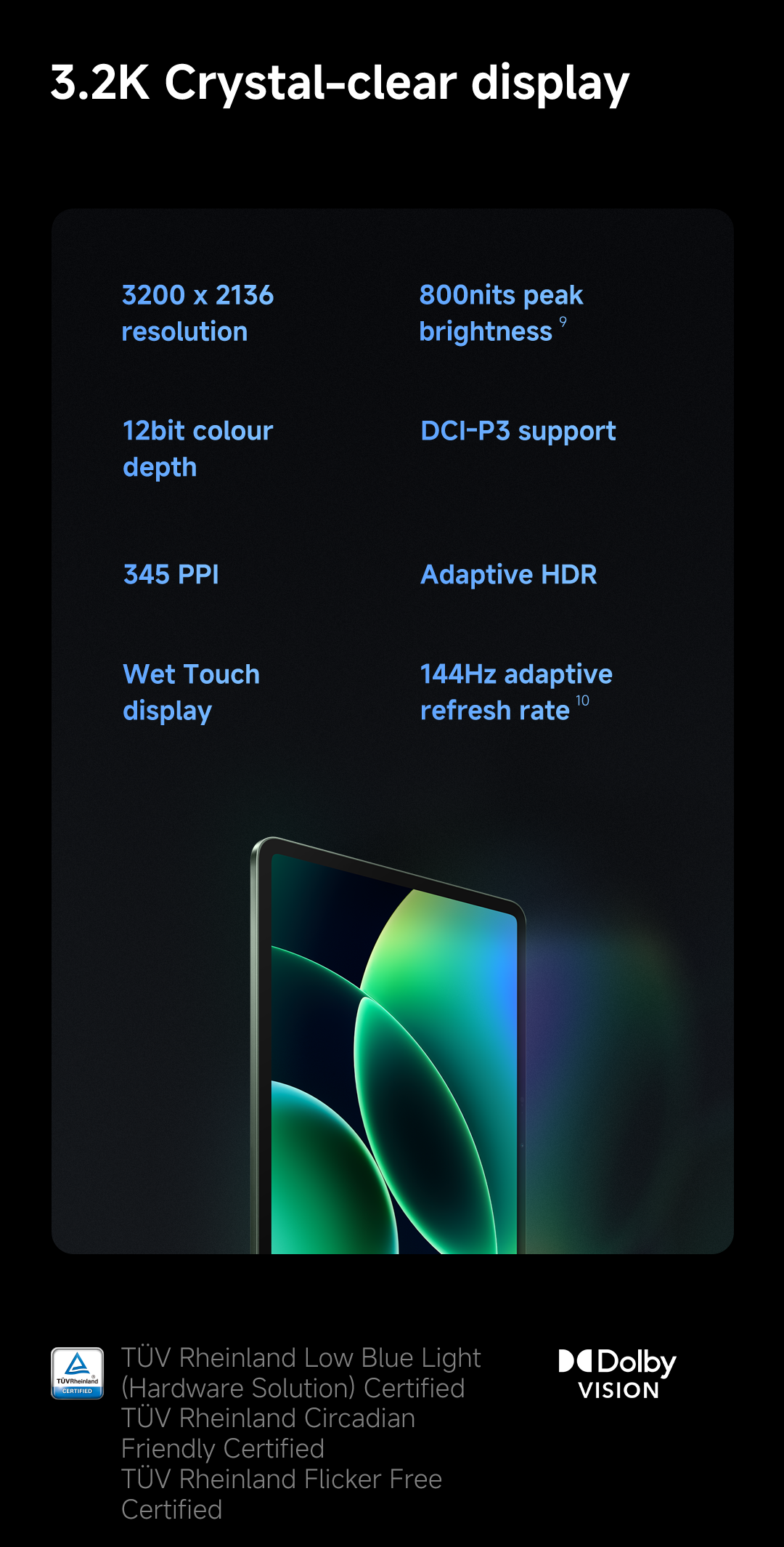 New Xiaomi Pad 8 Pro Matte Glass Version| 12GB+512GB, Snapdragon® 8 ...