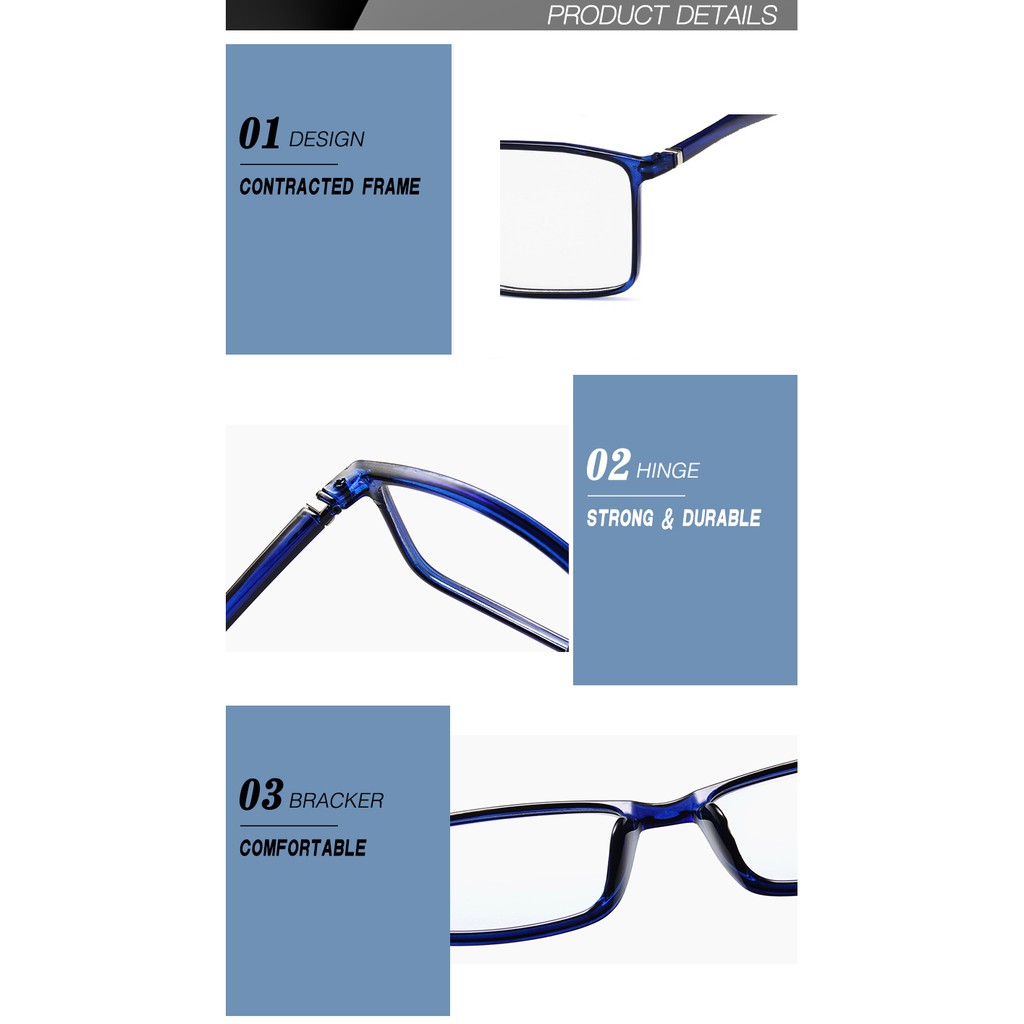 【Cash on delivery】Small Computer Anti-radiation Anti-blue Glasses Frame ...