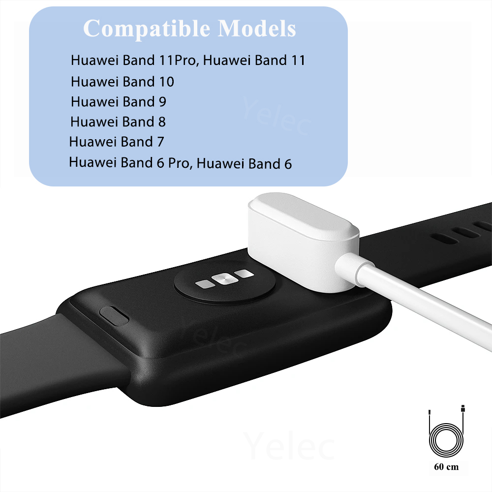 Charger Cable for Huawei Band 11 Pro/11/10/9/8, Women Men USB Charger ...