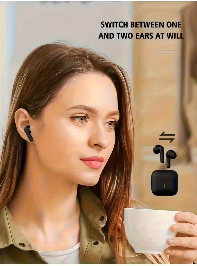 Bnixry JS59 Earphones TWS HiFi Stereo HD Call Noise Reduction Sport ...