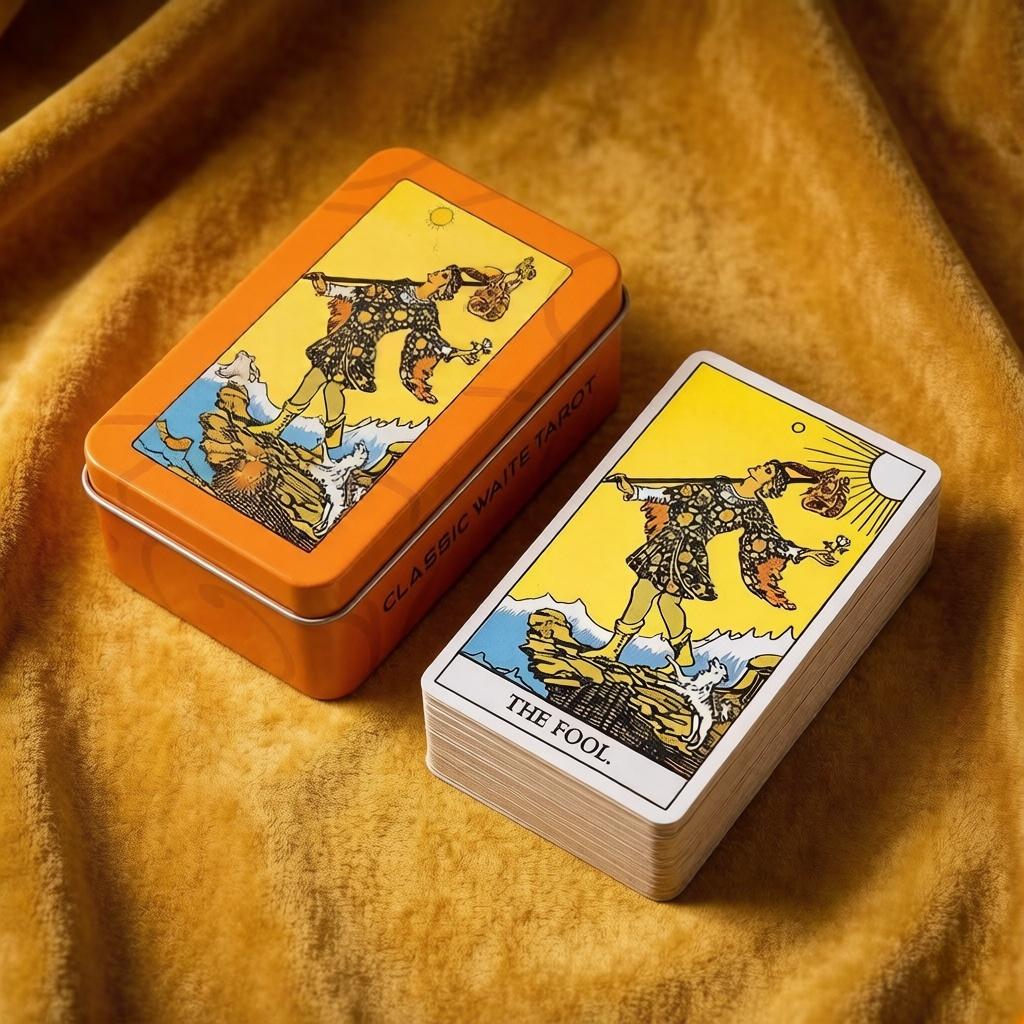 Radiant Knight Rider Waite Tarot Cards 78 Cards Tin Box Edition Classic ...