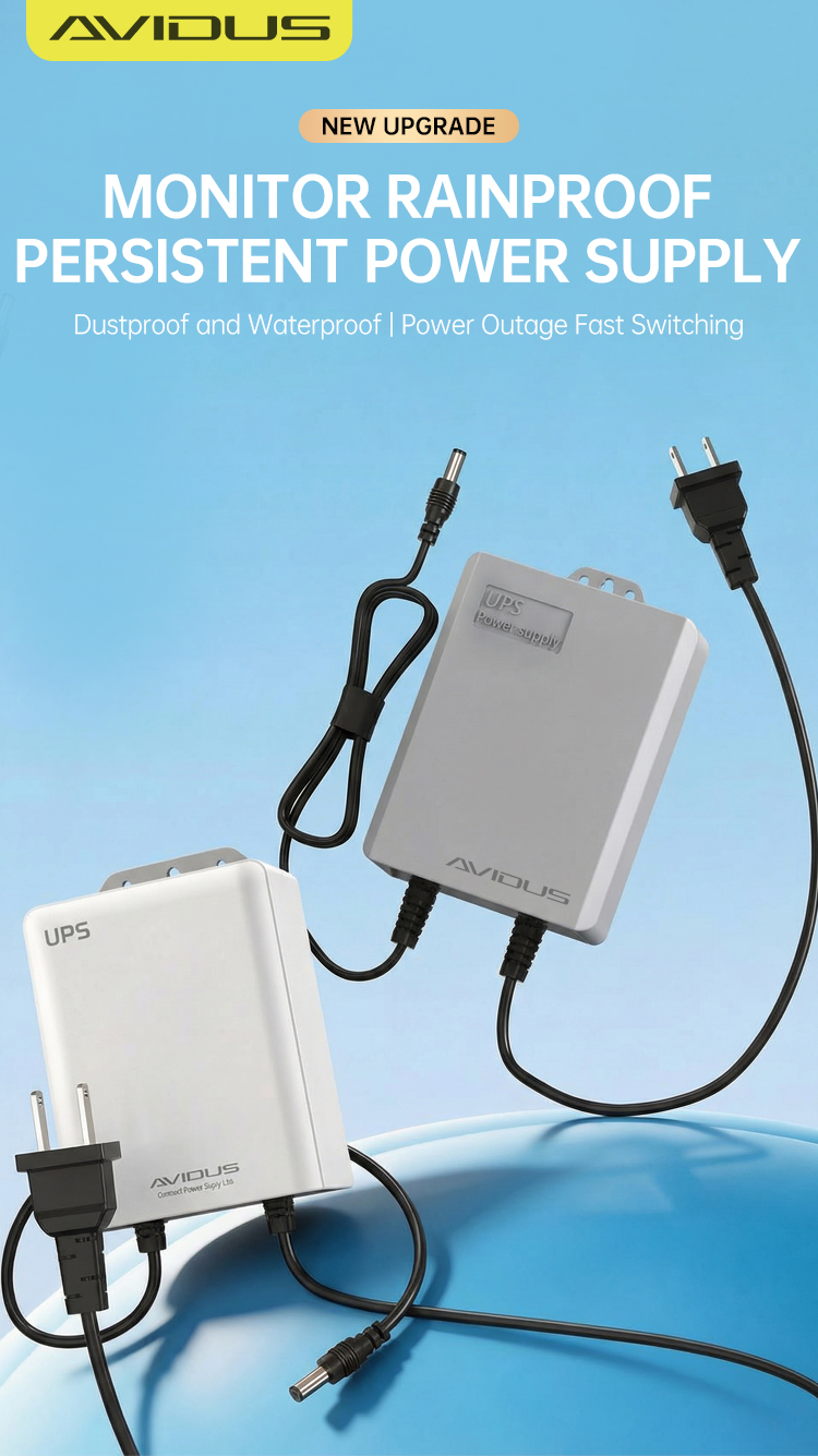 AVIDUS 12V 1.5A True 7800mAh Mini UPS Battery Backup for WiFi Router ...