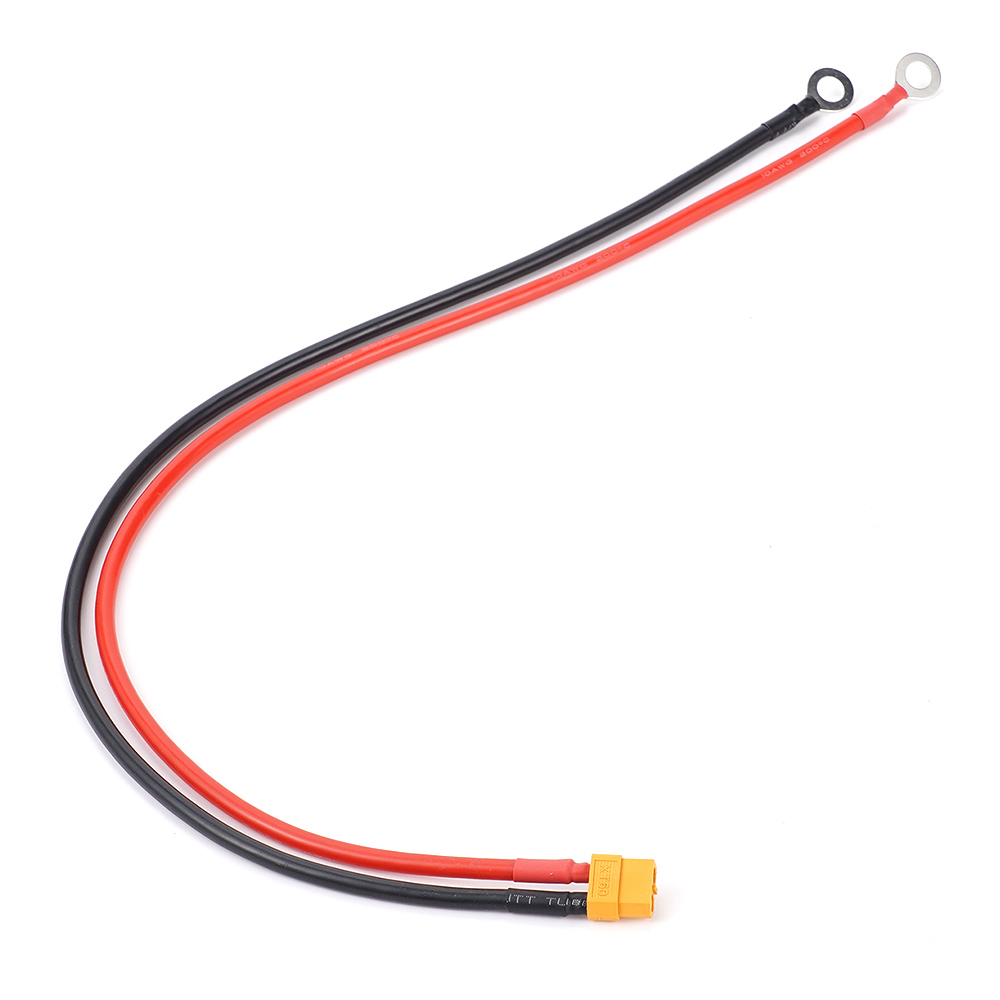 XT60 Female to M8 O-type Terminal Cable 10AWG 50cm Silicone Tinned ...