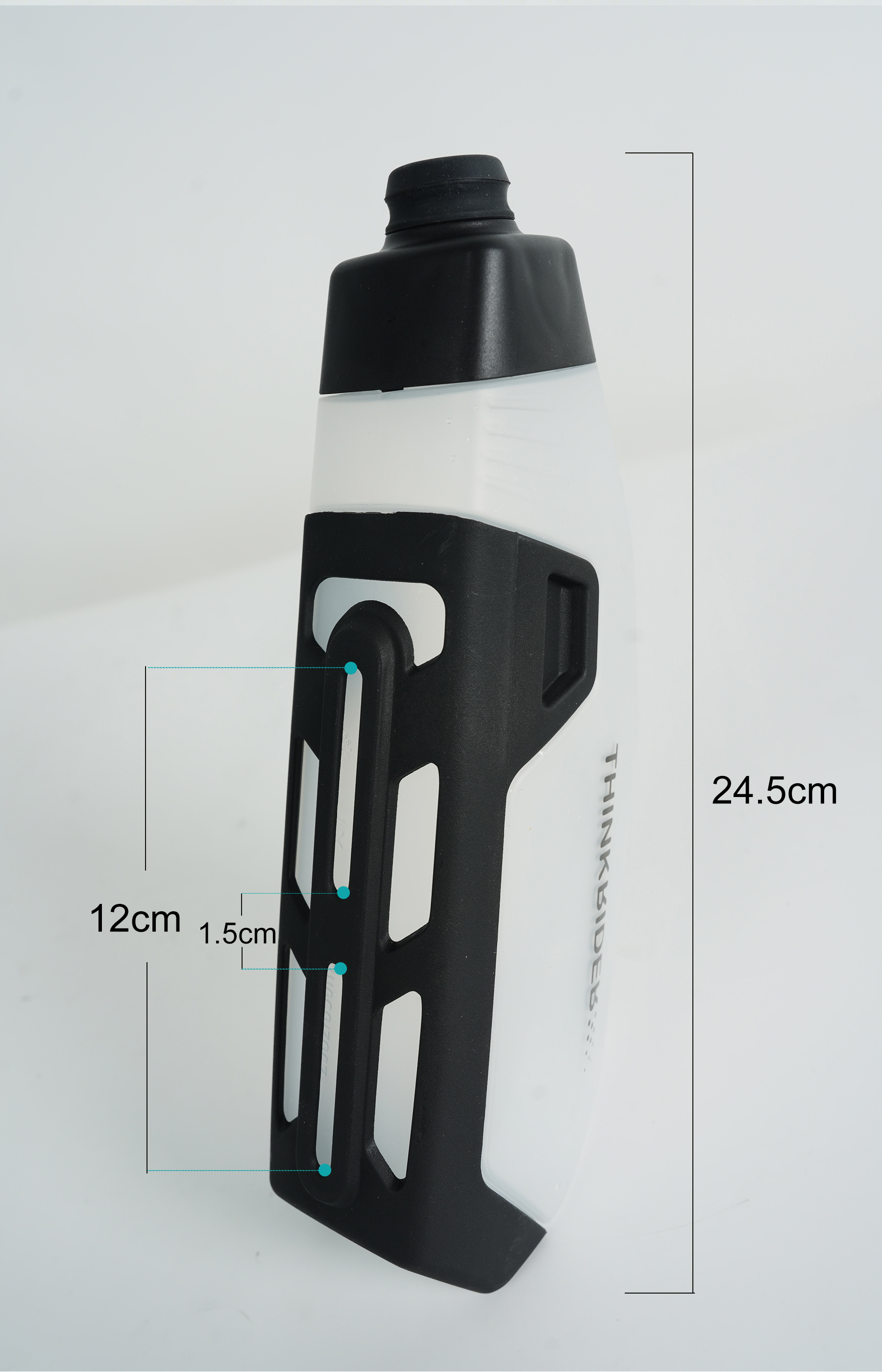 ThinkRider Bicycle 650ml Aerodynamic Water Bottle Bracket Set Bike ...