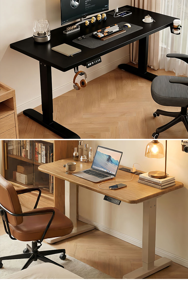 Electric Standing Desk Adjustable Height Computer Table Smart Office ...