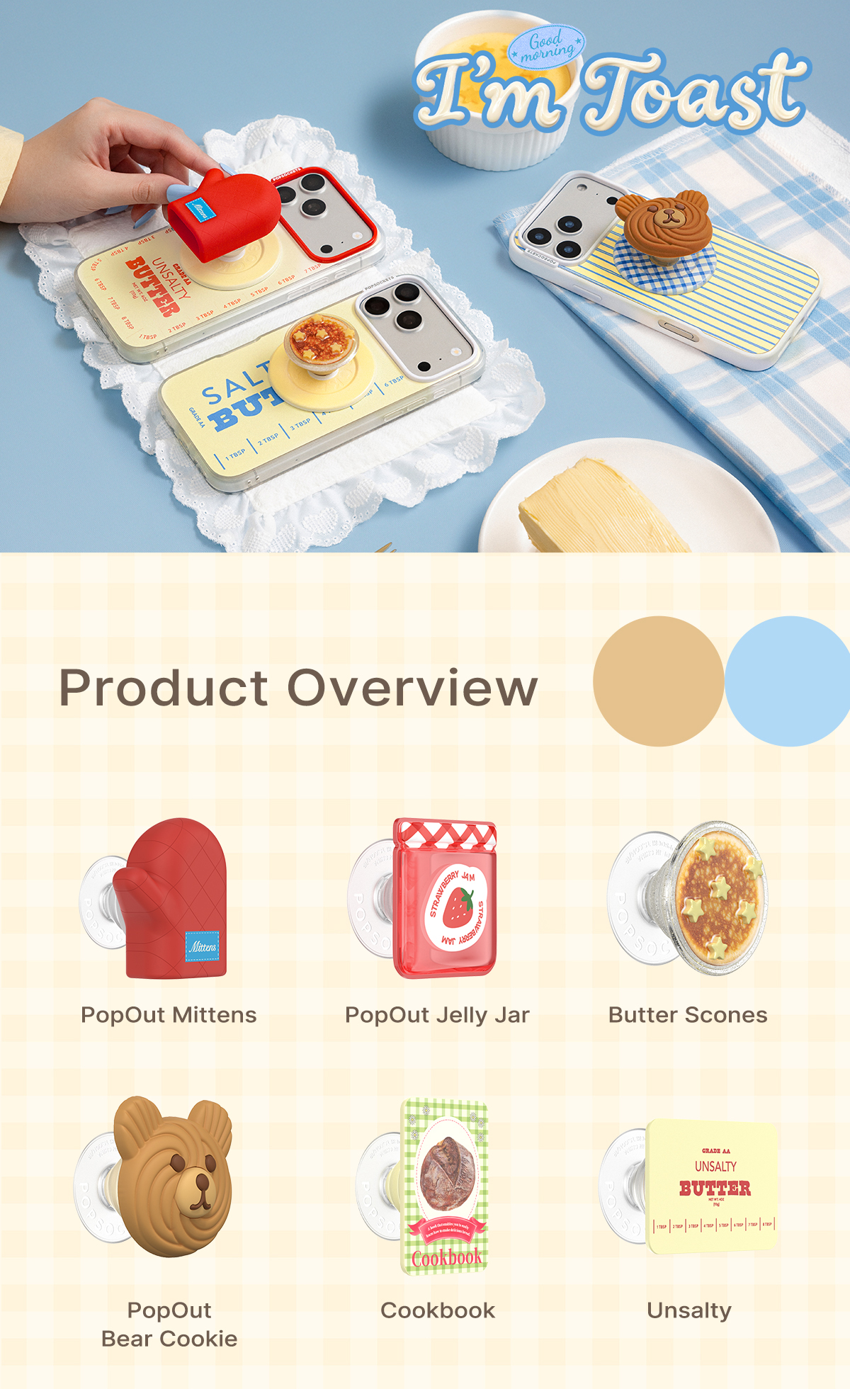 PopSockets I'm Toast With You PopGrip | The Premium Phone Grip ...