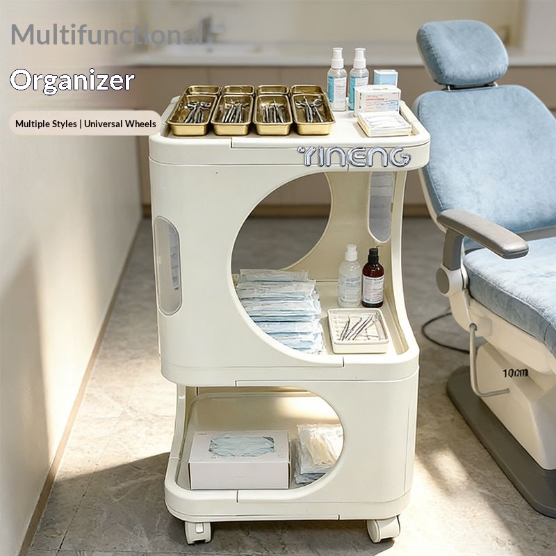 Mobile side cabinet for dental clinic tool storage, beauty equipment ...