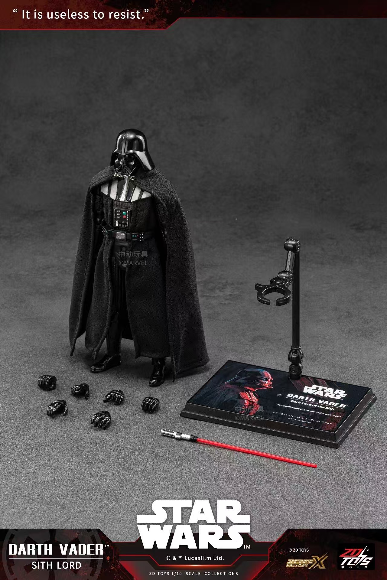 【In stock】ZD Toys Star Wars Action Figure - Darth Vader Stormtrooper ...