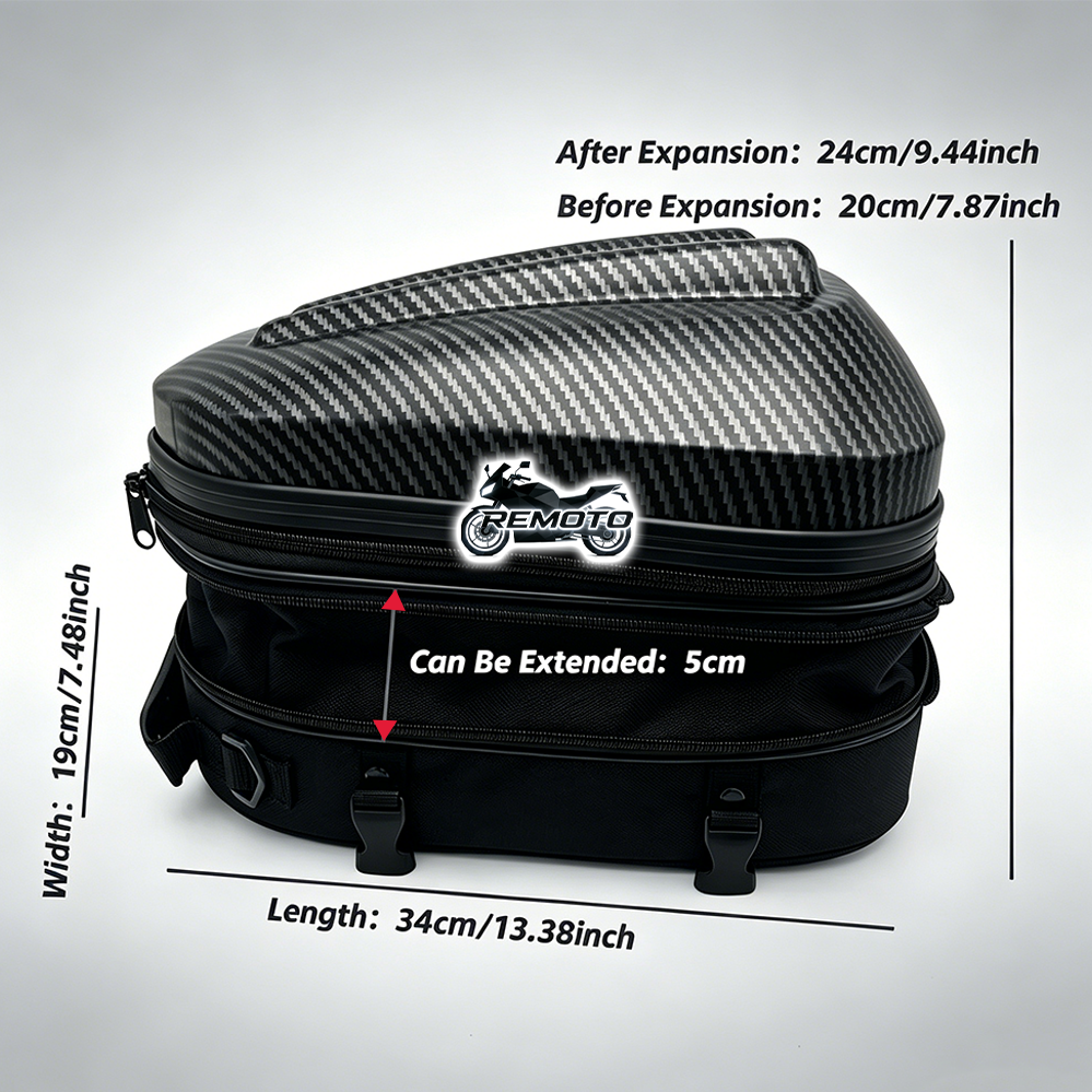 REMOTO Universal Tail Bag Plug Play For ADV 150 160 CBR MT15 Mt03 Ninja ...