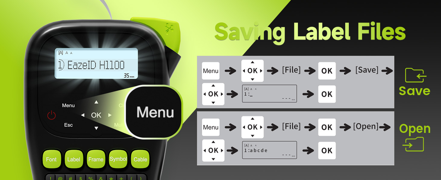 【Local stock】Industrial Label Maker Machine with-Tape Waterproof ...