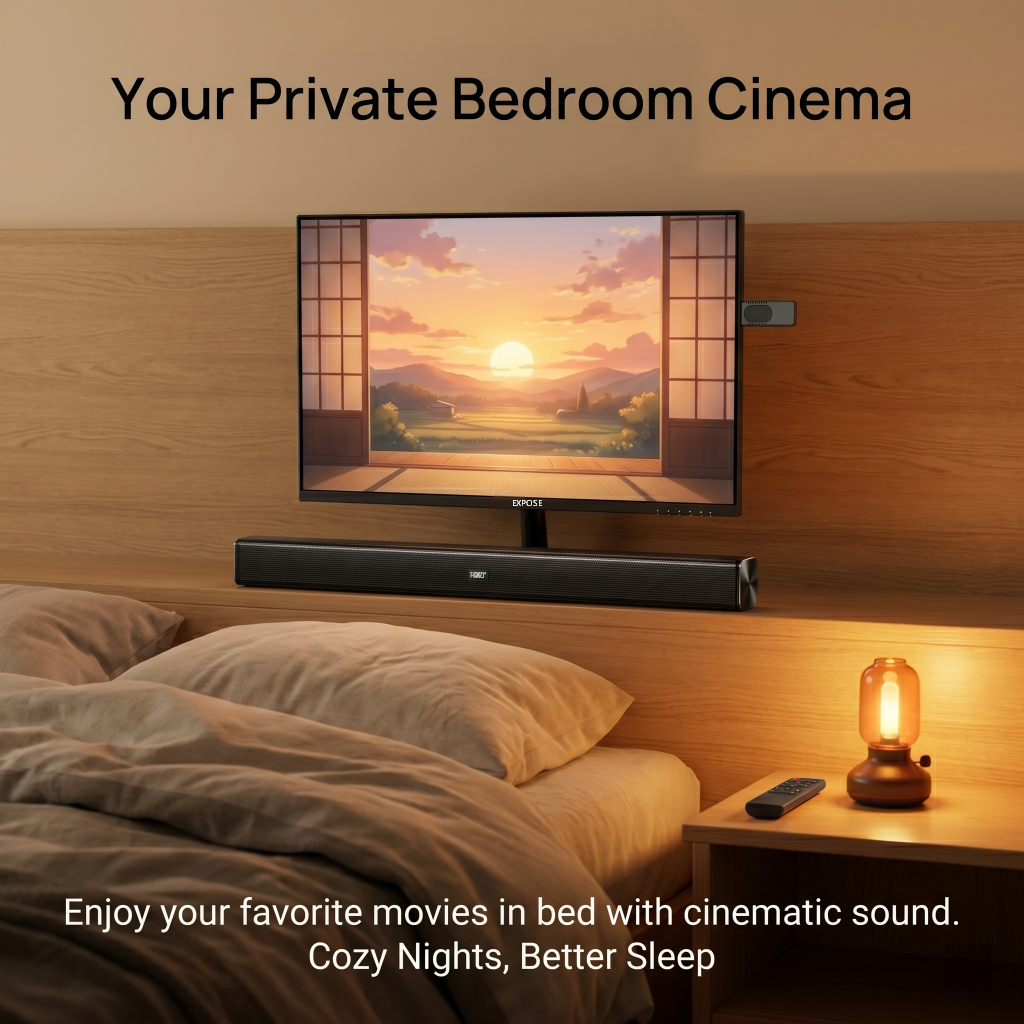 EXPOSE Smart TV 32 Inch 4K TV Flat Screen 27 24 22 19 Inches Android ...